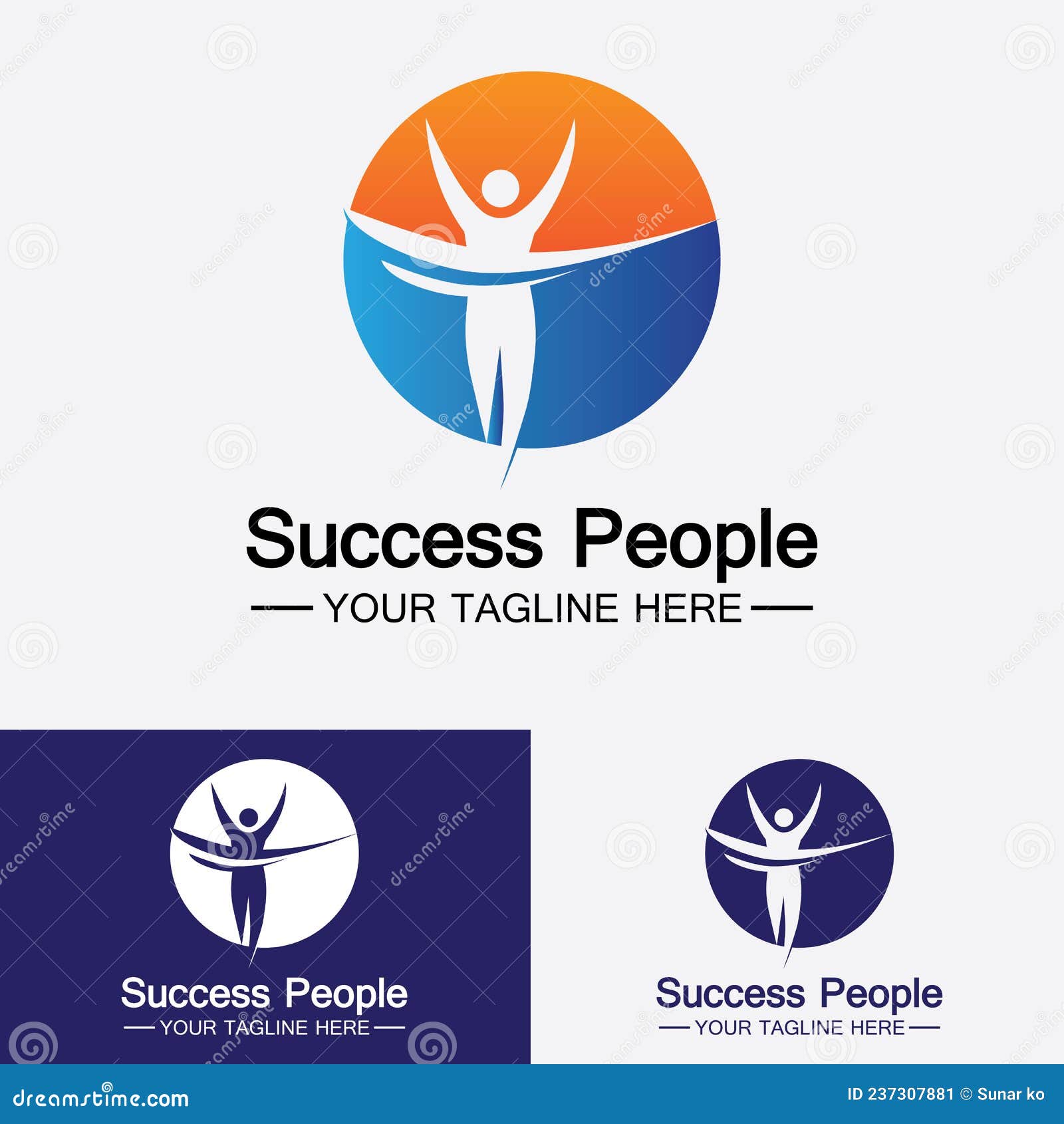 Success People Logo Vector Design Template Stock Vector - Illustration ...
