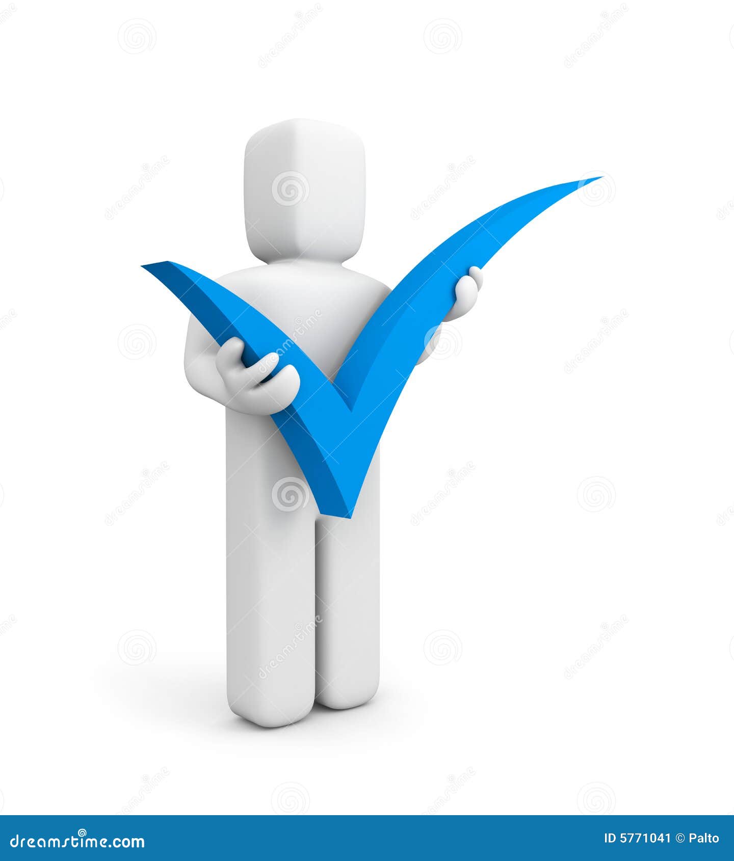 Success. Person and Check Symbol. Stock Illustration - Illustration of ...