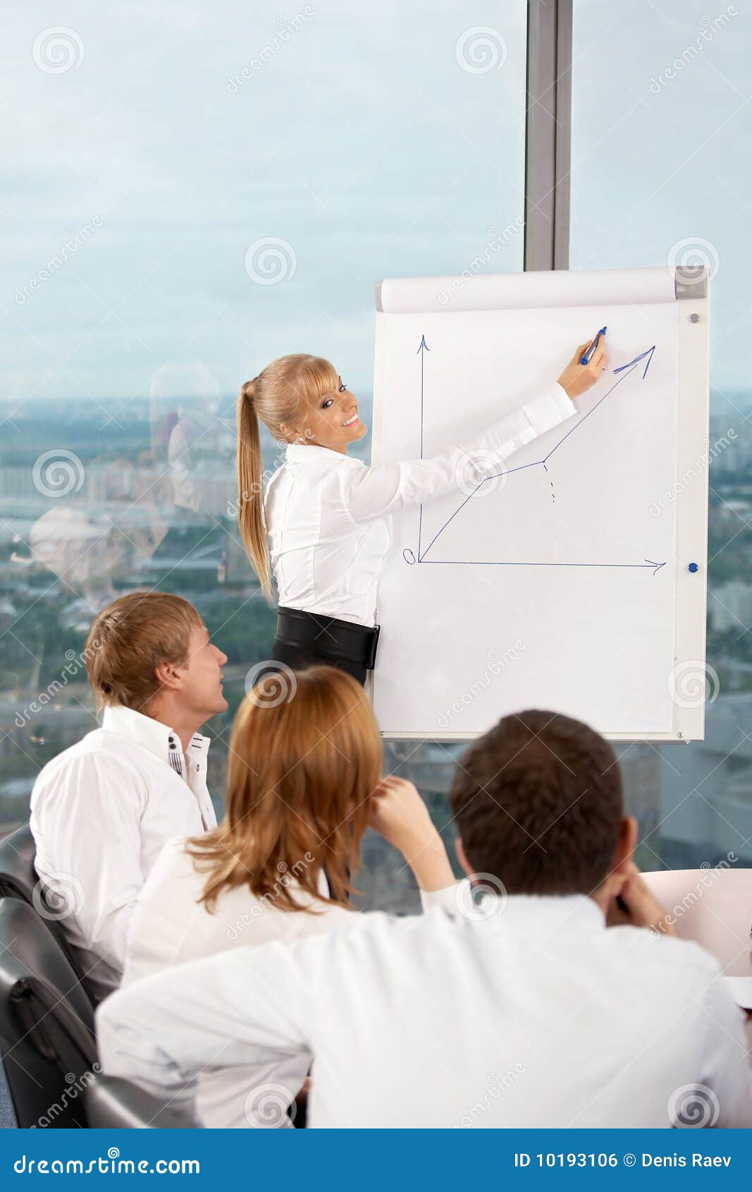 Success presentation stock photo. Image of adult, diagram - 10193106