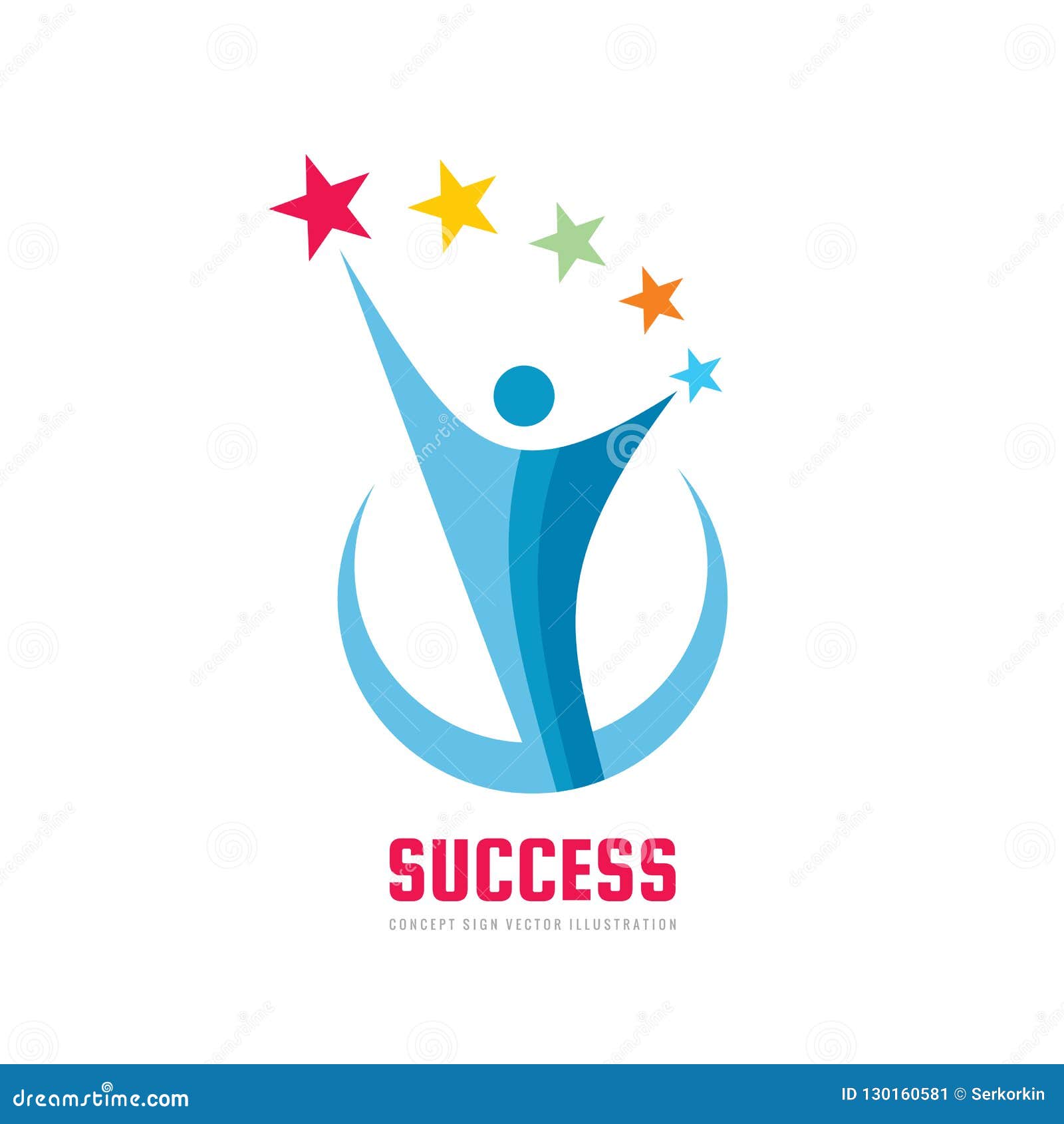 Success Progress - Vector Logo Template Concept Illustration ...