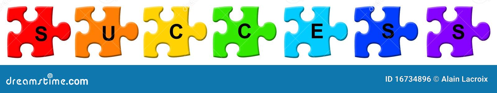Success puzzle stock illustration. Illustration of accomplishment ...