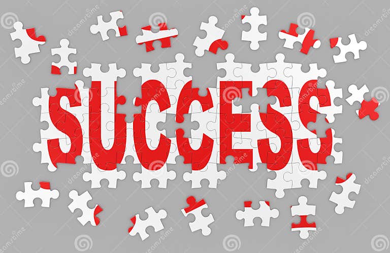 Success puzzle stock illustration. Illustration of decision - 18972777