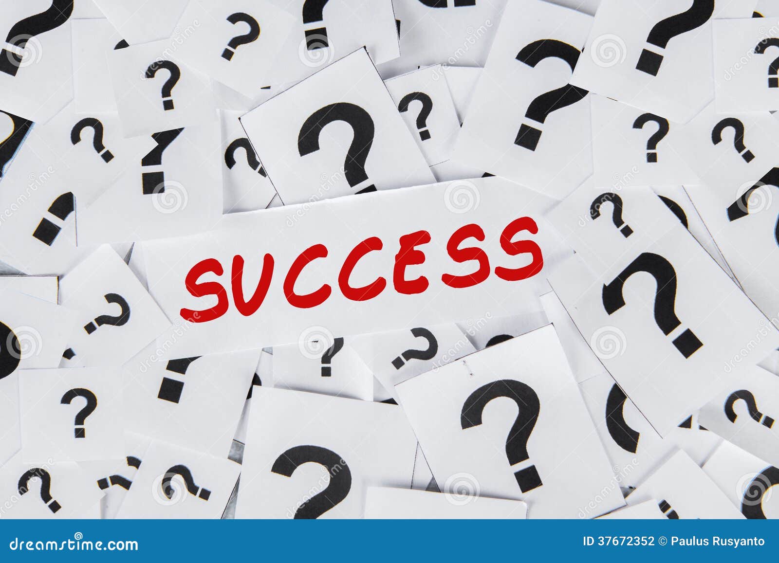 Success and question mark stock photo. Image of communication - 37672352