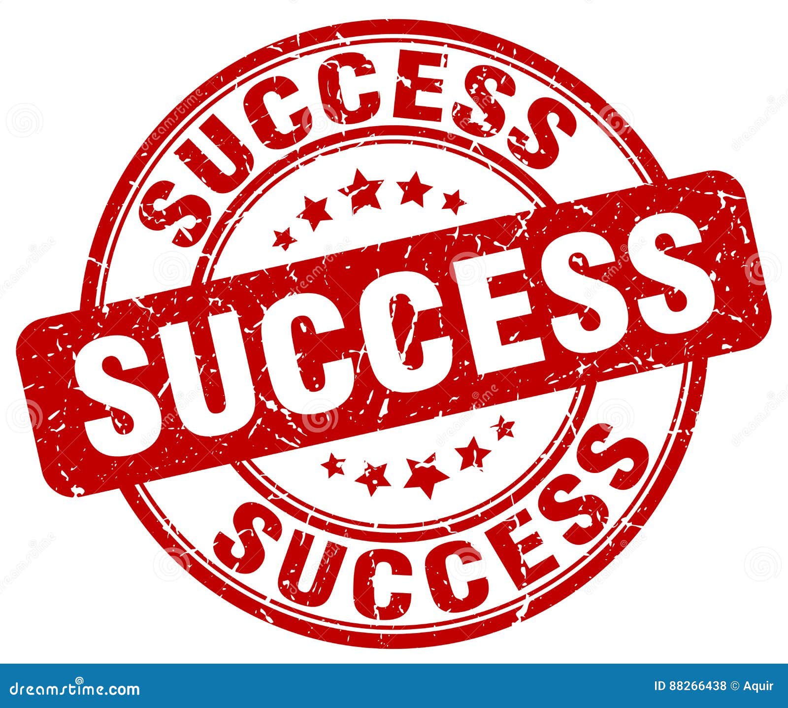 Success red grunge stamp stock vector. Illustration of isolated - 88266438