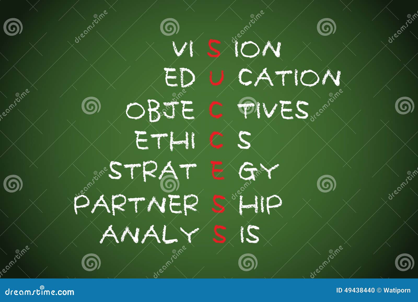 SUCCESS stock illustration. Illustration of word, letters - 49438440