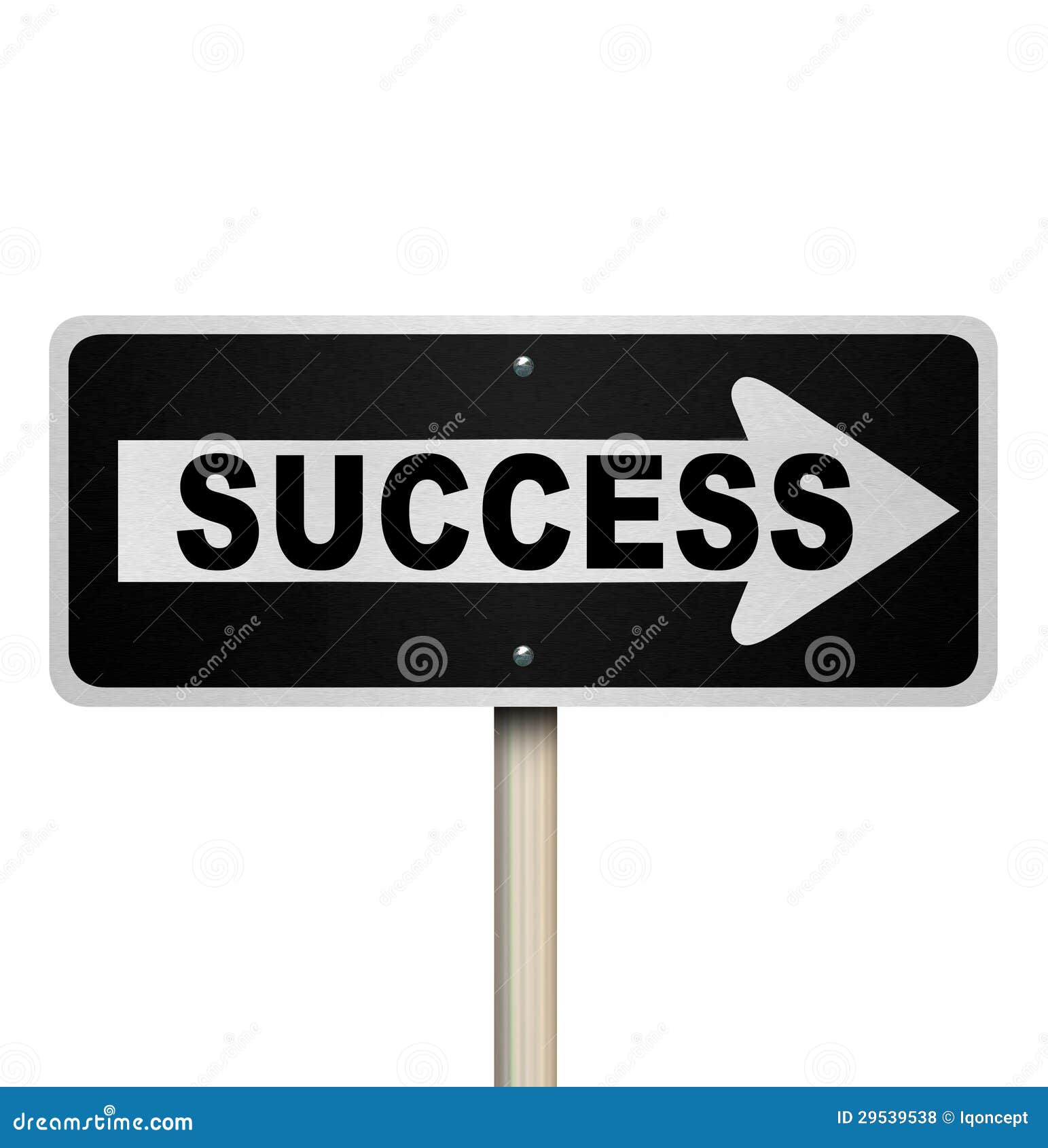 Success Road Sign - Isolated Stock Illustration - Illustration of ...