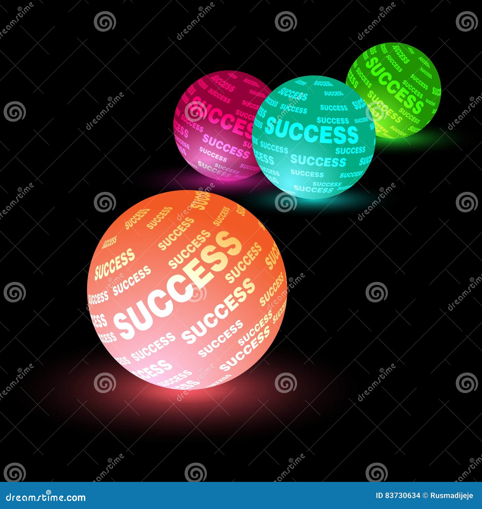 Success round stock illustration. Illustration of goal - 83730634