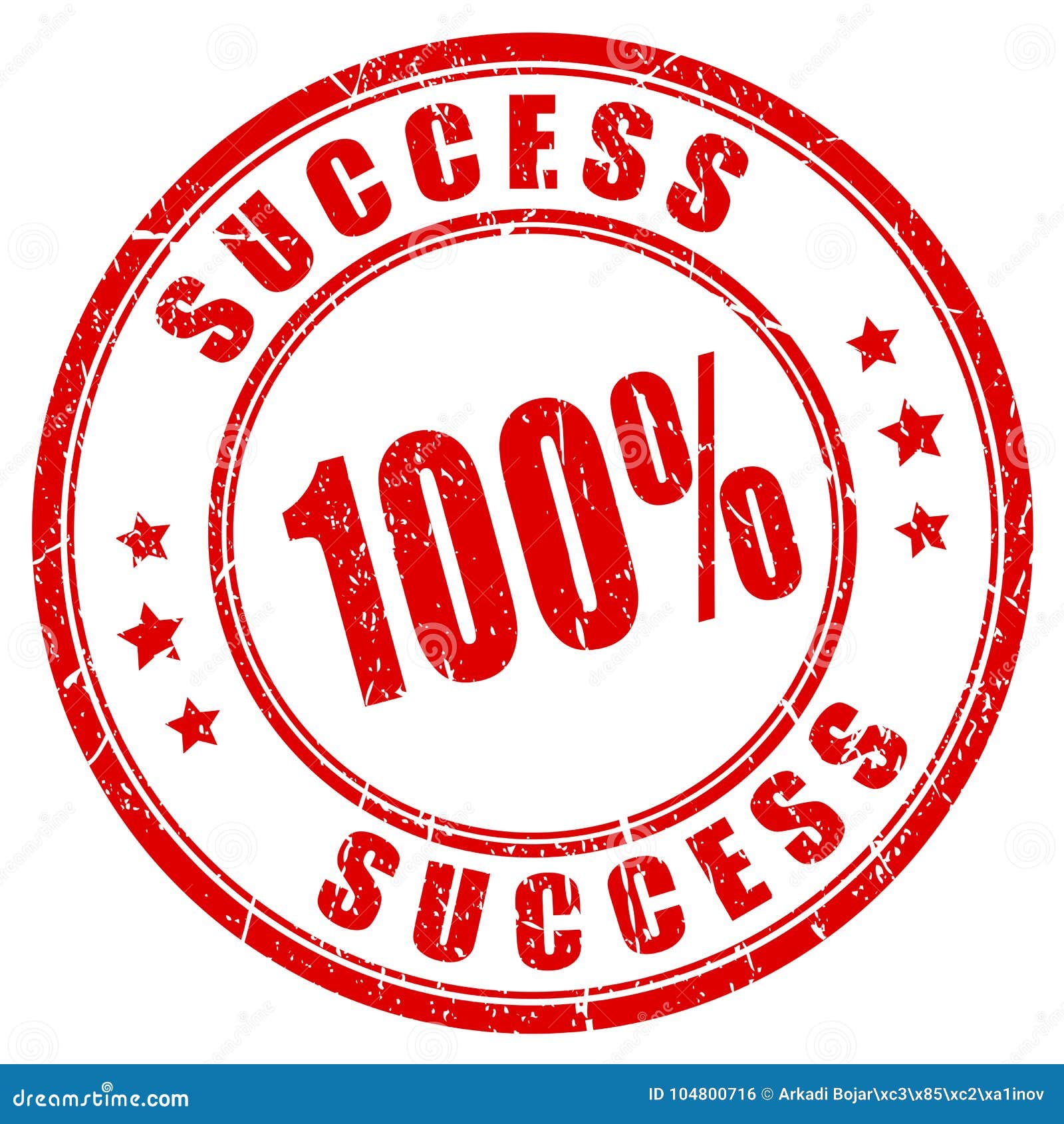 Success round vector stamp stock vector. Illustration of seals - 104800716