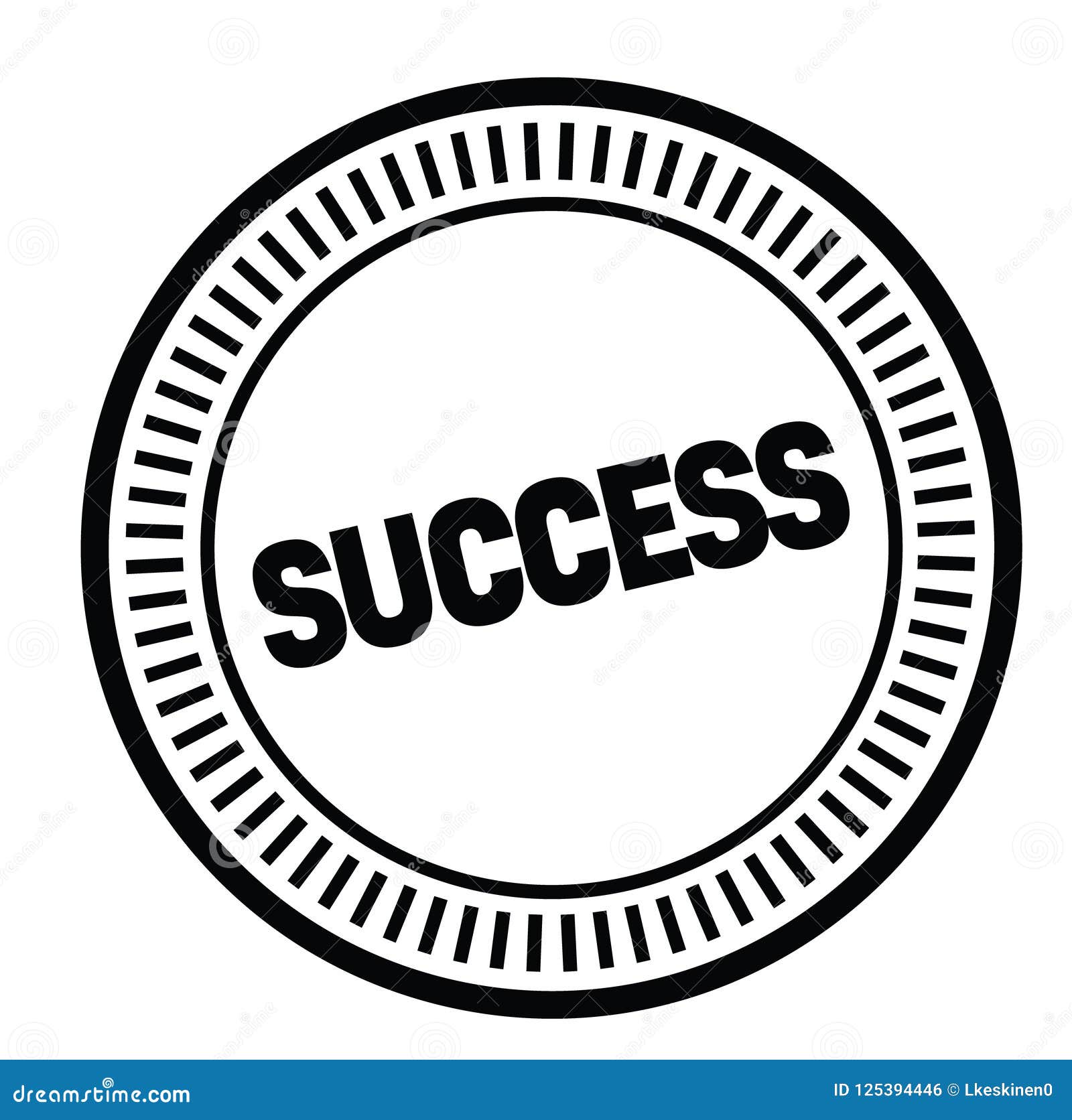 Success rubber stamp stock vector. Illustration of white - 125394446