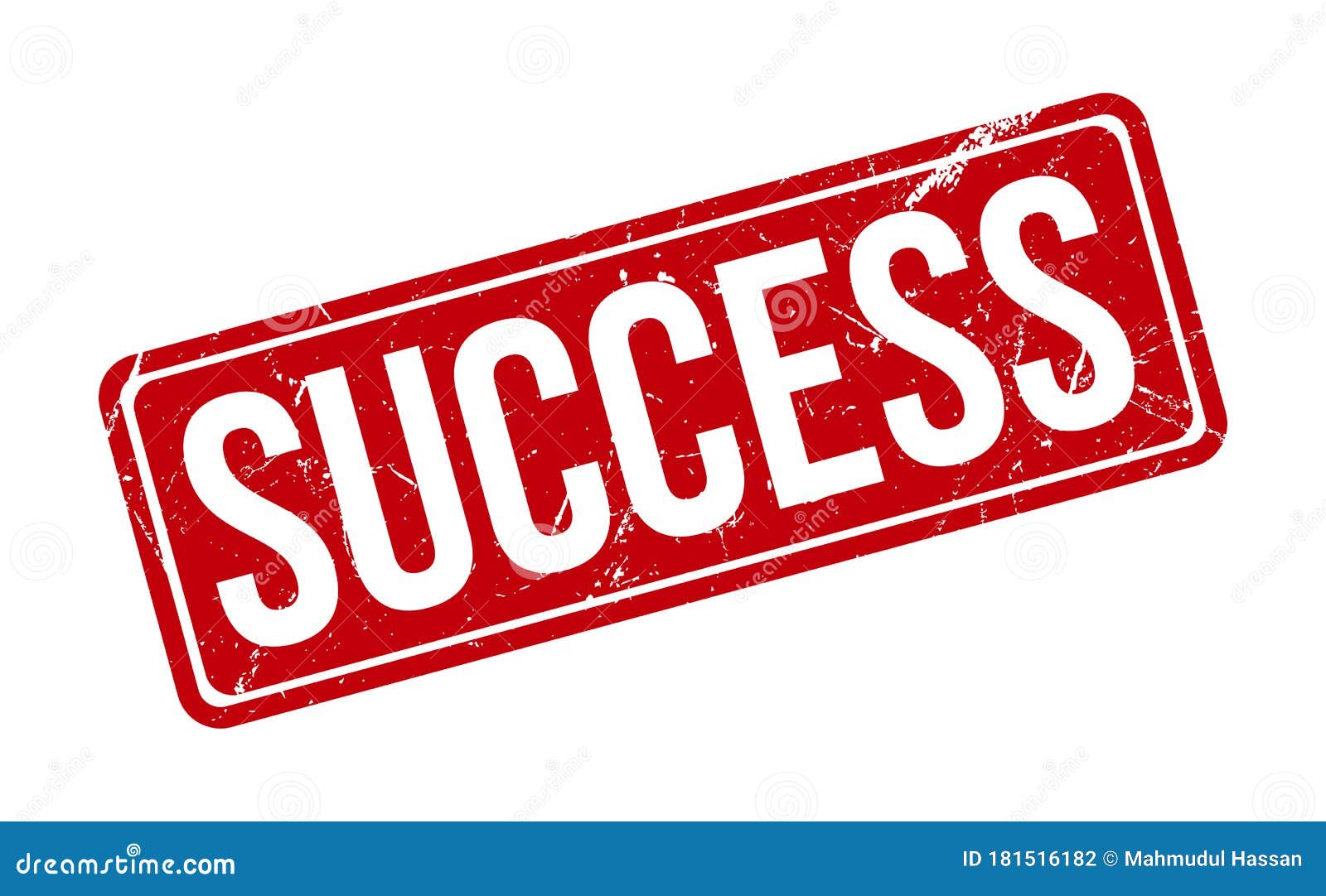 Success Rubber Stamp. Red Success Rubber Grunge Stamp Seal Vector ...
