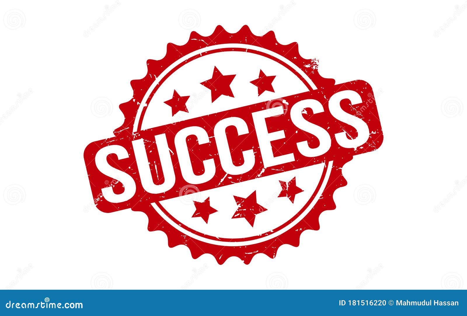 Success Rubber Stamp. Red Success Rubber Grunge Stamp Seal Vector ...