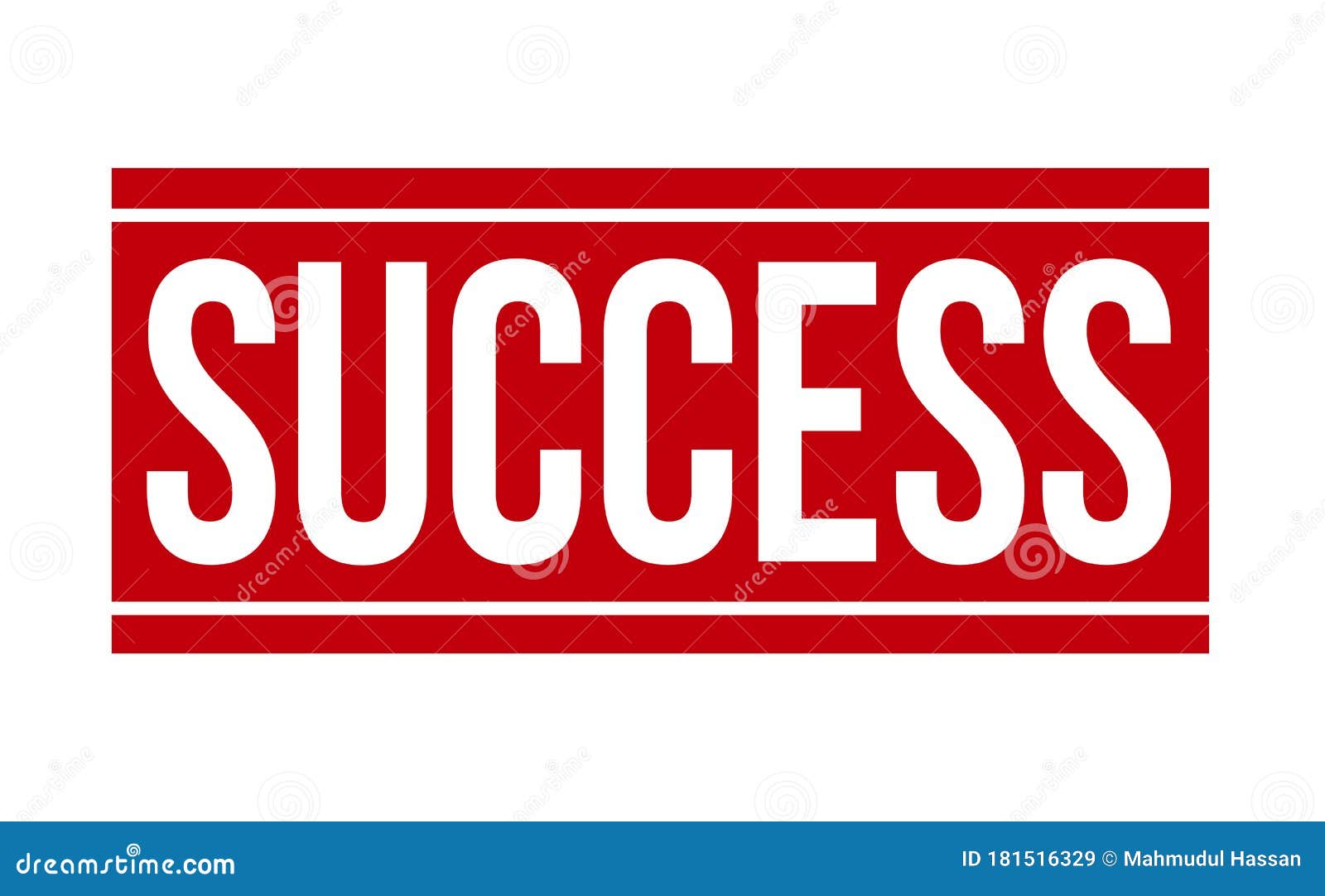 Success Rubber Stamp. Red Success Rubber Grunge Stamp Seal Vector ...