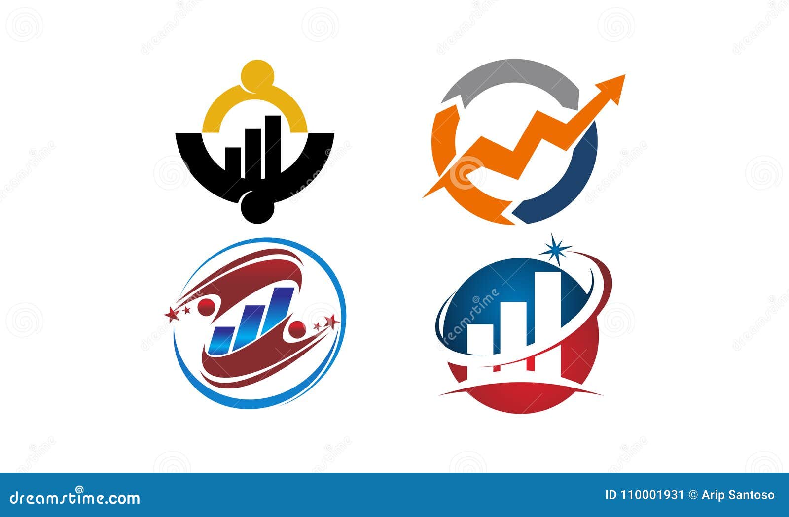 Success Service Template Set Stock Vector - Illustration of logo ...