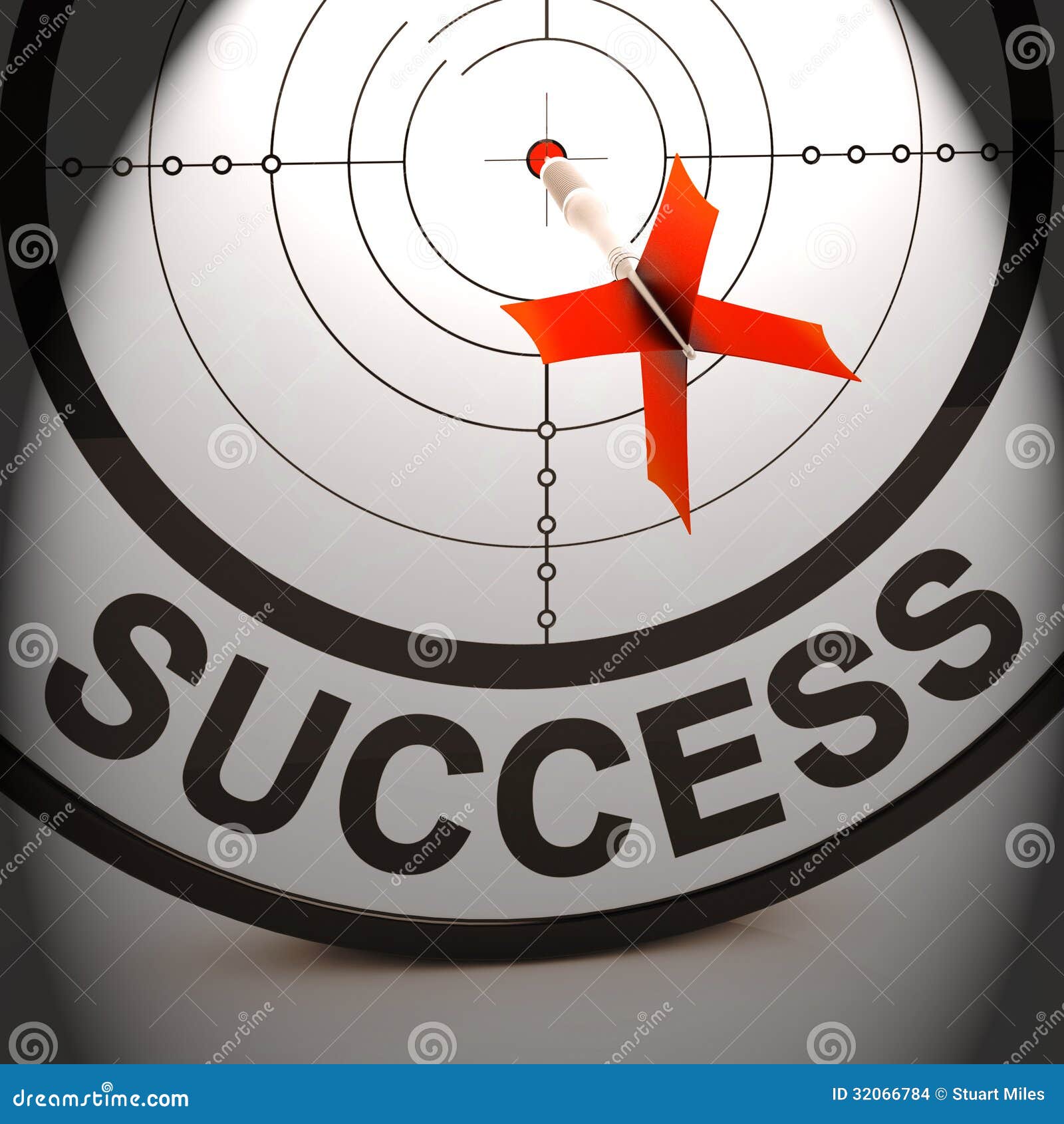 Success Shows Best Financial Achievement Solution Stock Illustration ...