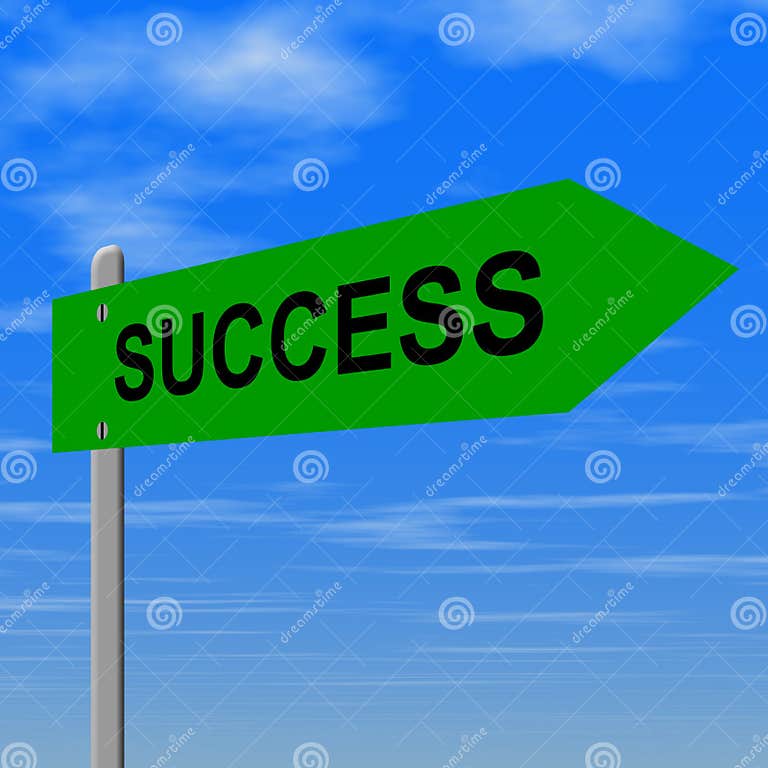 Success sign stock illustration. Illustration of clip, successful - 119467