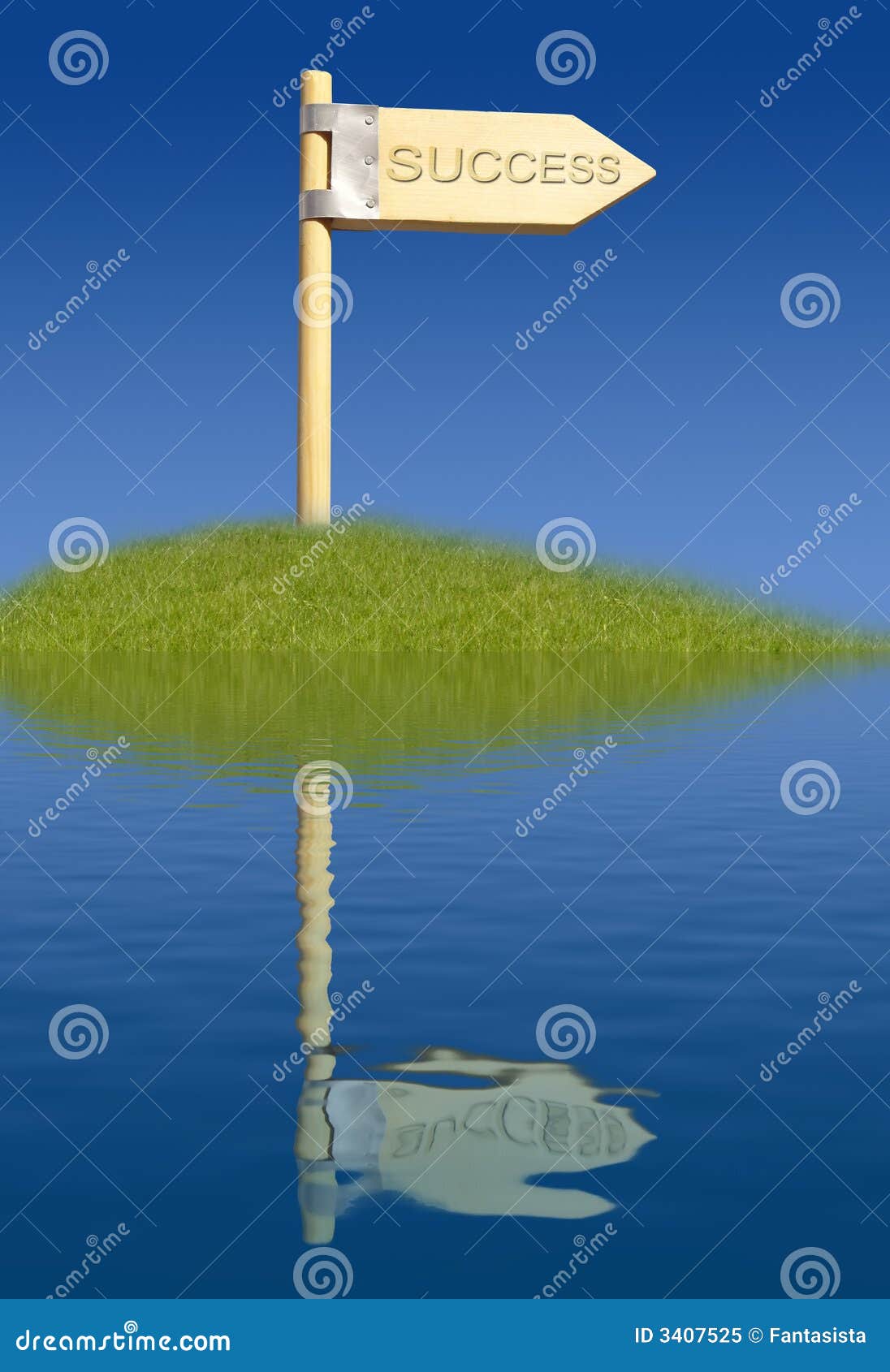 Success sign stock illustration. Illustration of conceptual - 3407525