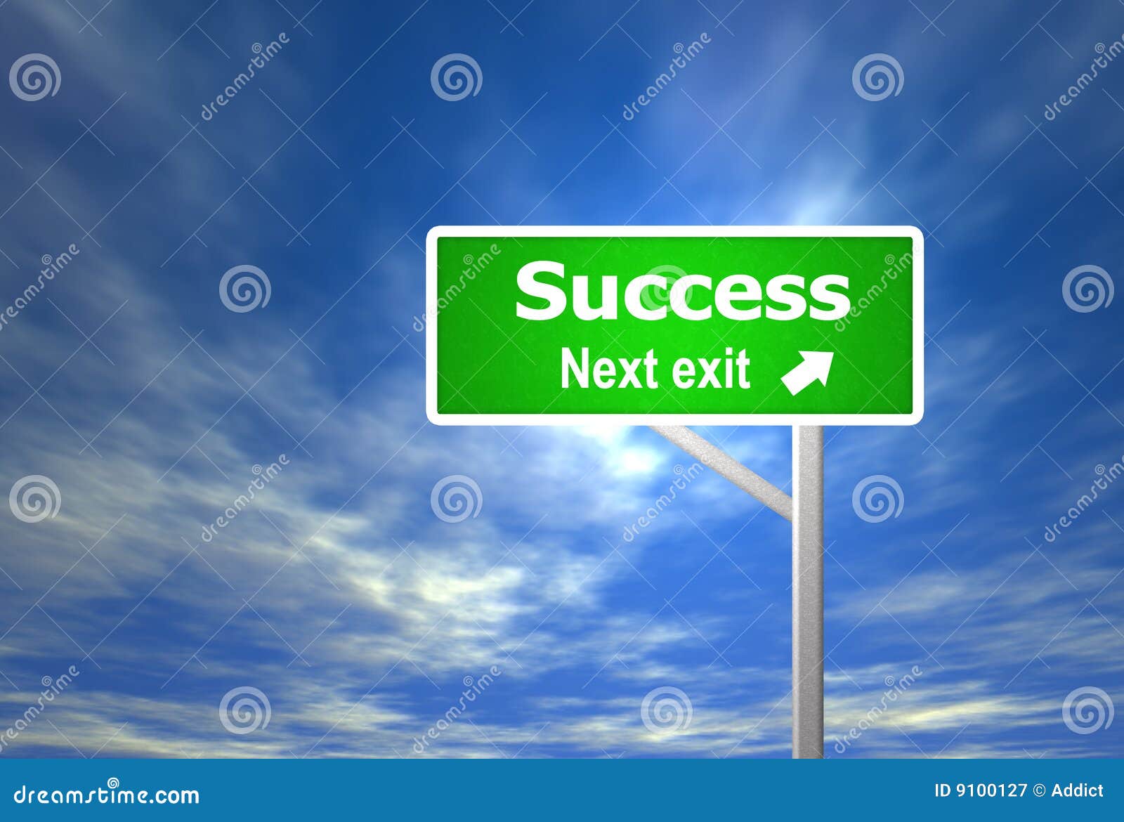 Success sign stock illustration. Illustration of focused - 9100127