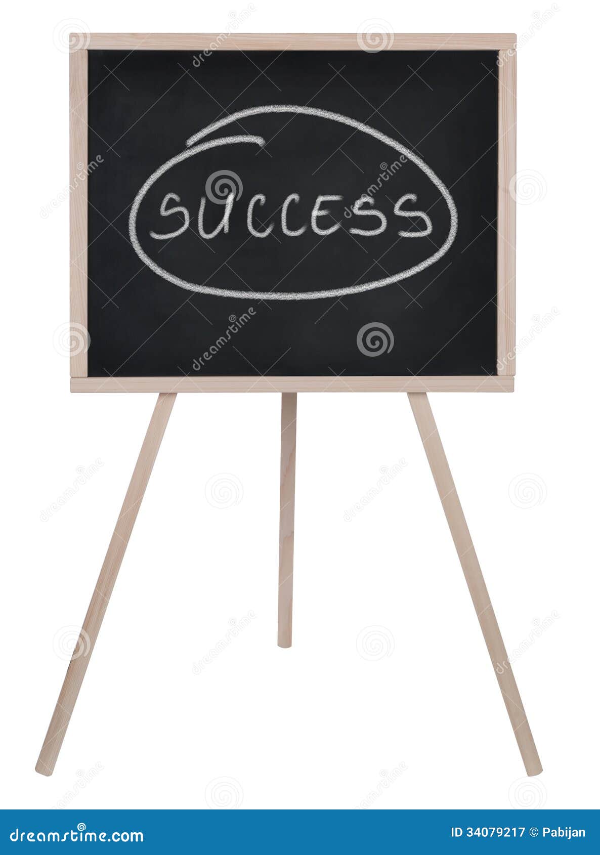 Success Sign on Blackboard Isolated Stock Image - Image of brainstrom ...