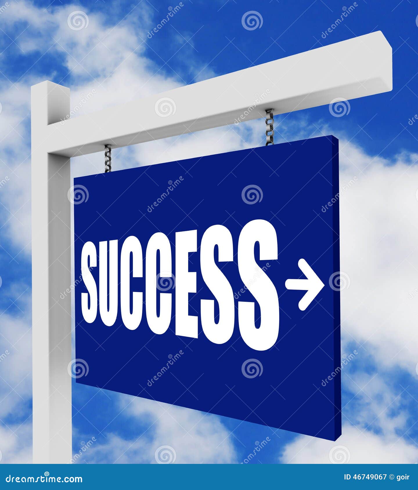 Success sign stock illustration. Illustration of sign - 46749067