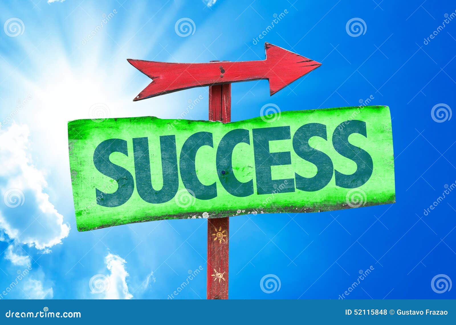 Success Sign For Teenage High School Blonde Girl Royalty-Free Stock ...