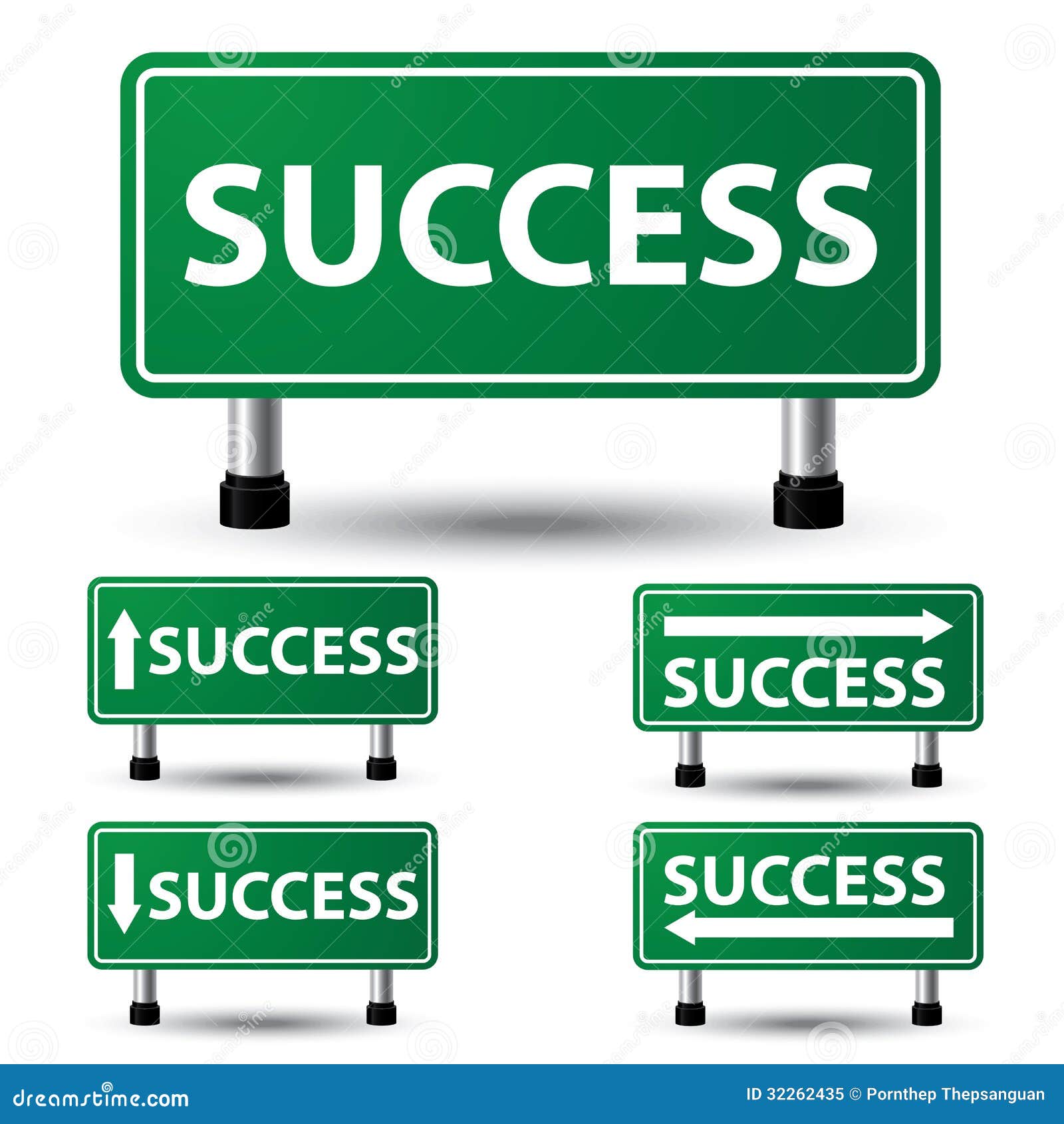 Success sign stock vector. Illustration of board, post - 32262435