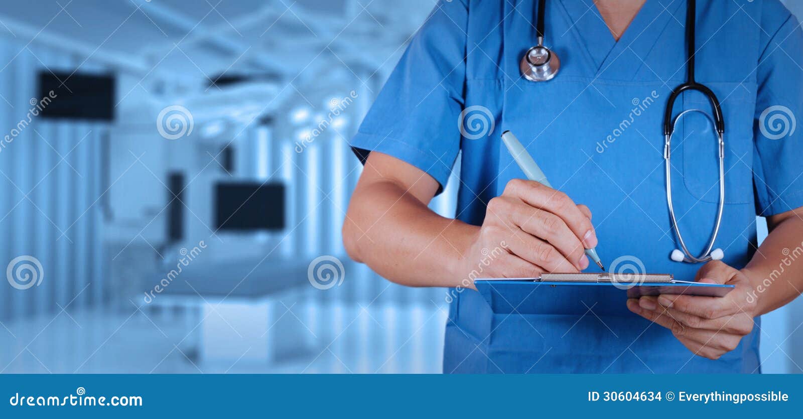 Success Smart Medical Doctor with Operating Room Stock Photo - Image of ...