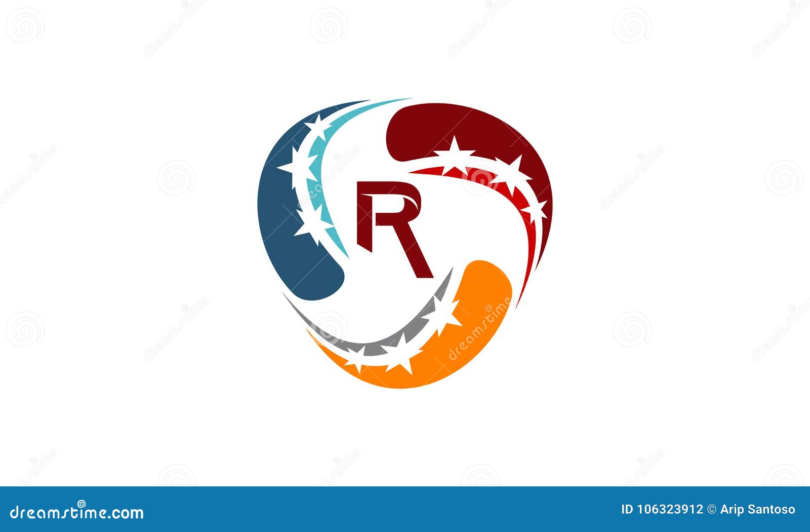 Success Solution Letter R stock vector. Illustration of letter - 106323912