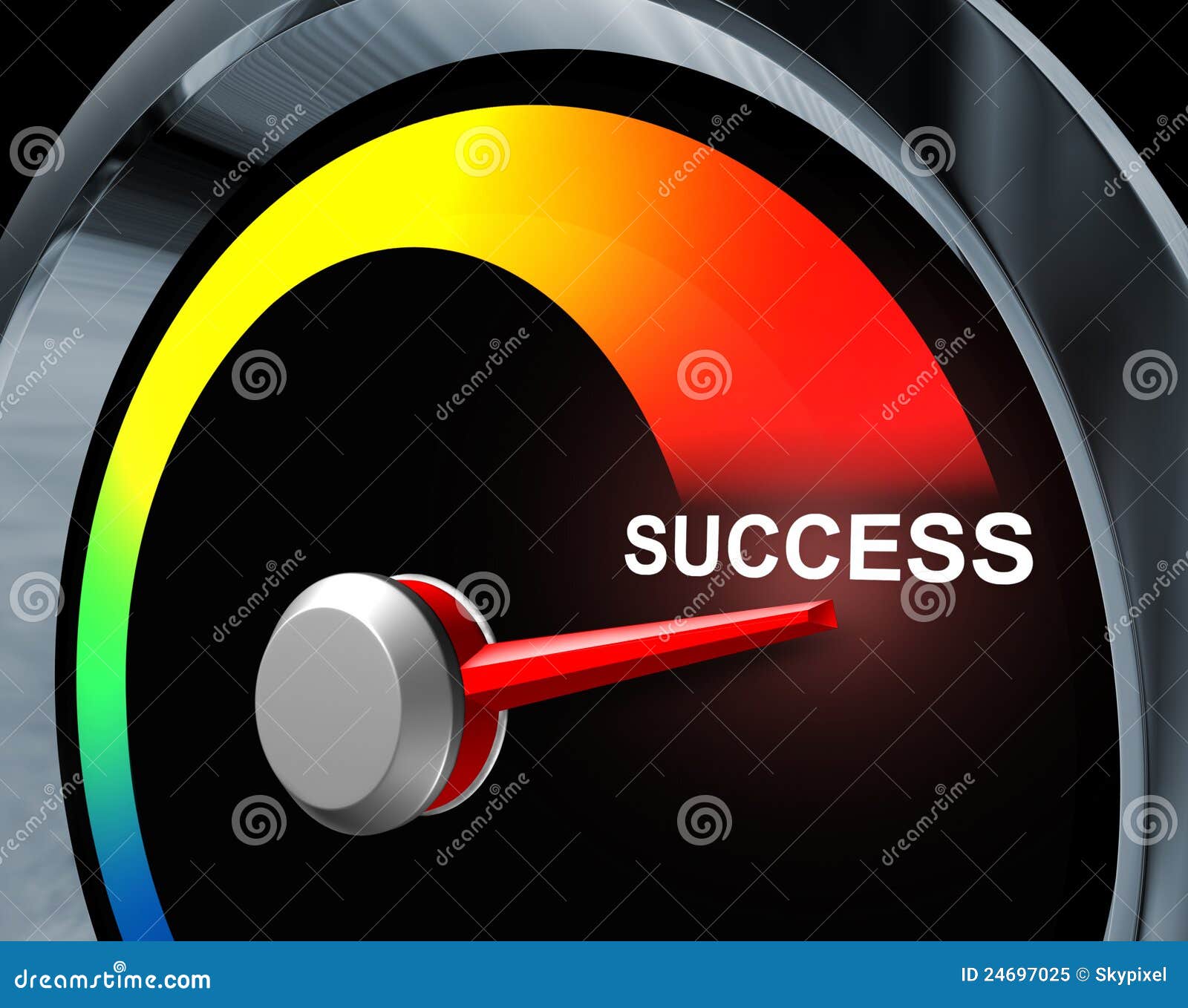 Success Speedometer stock illustration. Illustration of business - 24697025
