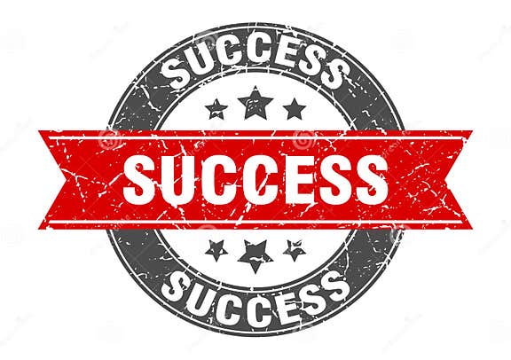 Success stamp stock vector. Illustration of white, band - 196541196
