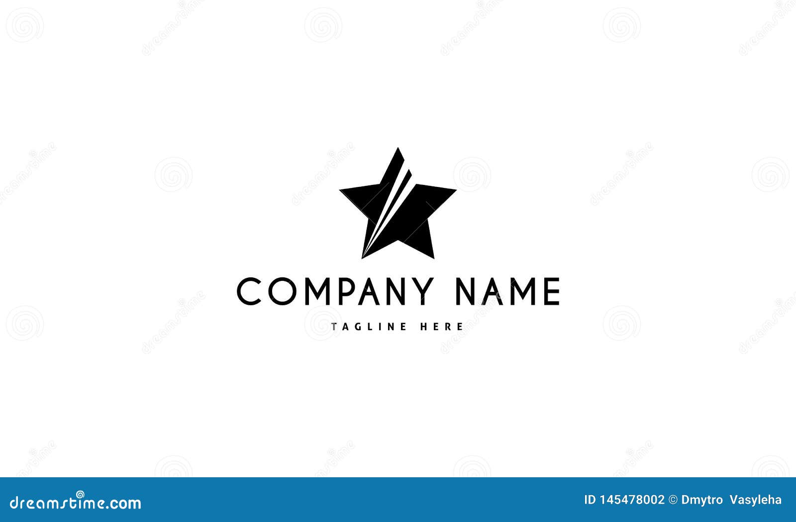 Success Star Black Abstract Vector Logo Design Stock Vector ...