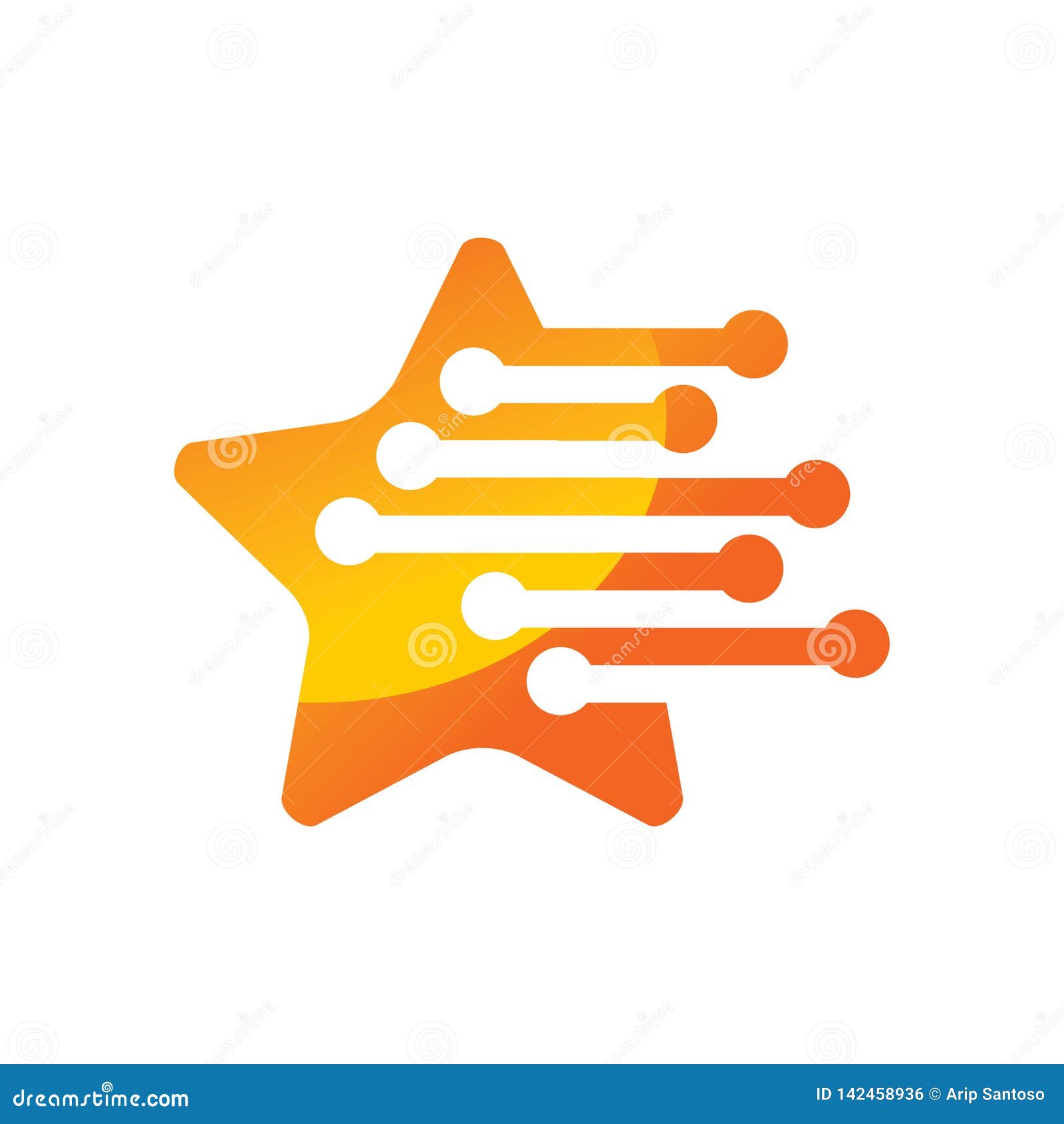Success Star Logo Design Template Isolated Stock Vector - Illustration ...