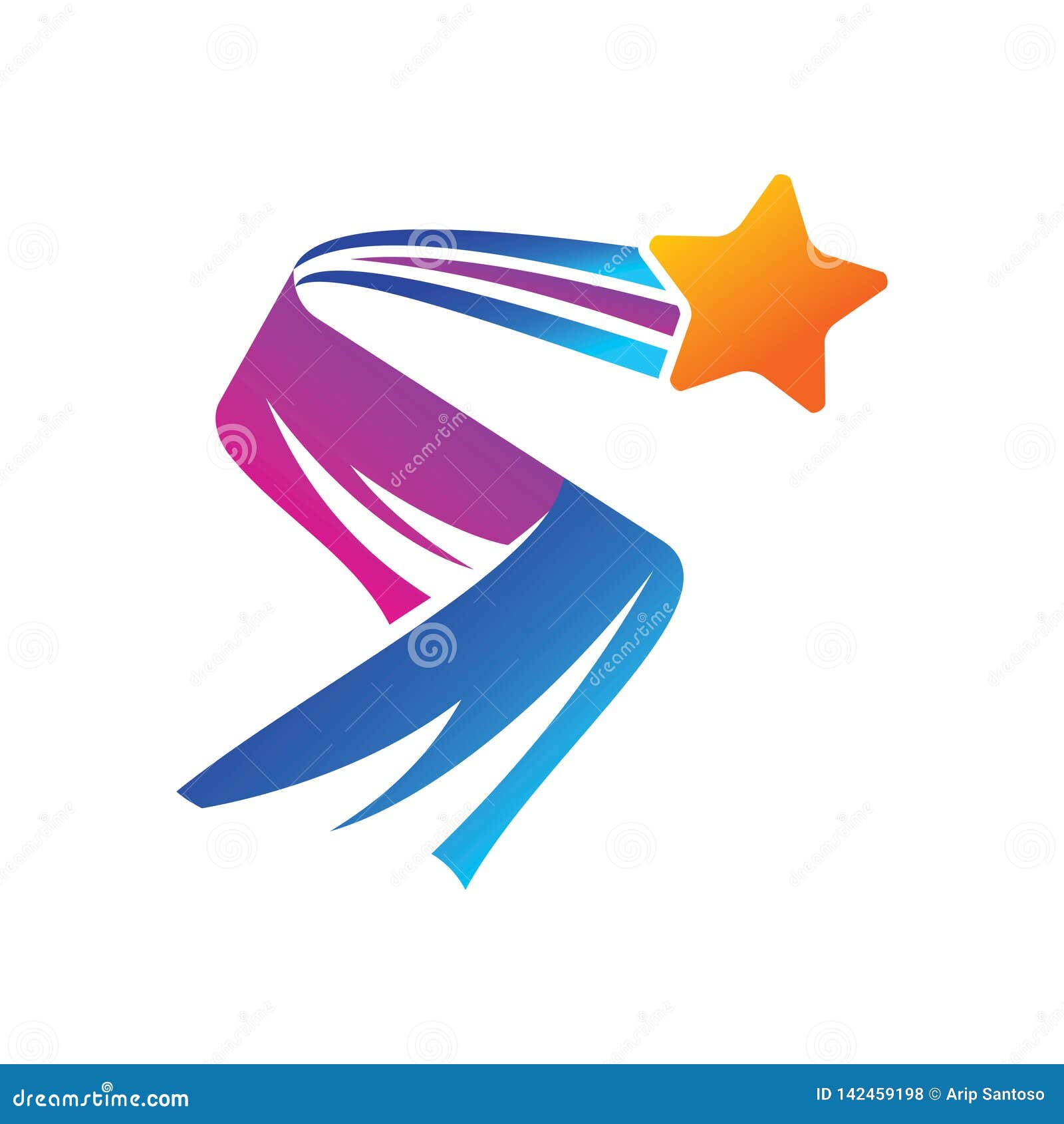 Success Star Logo Design Template Isolated Stock Vector - Illustration ...