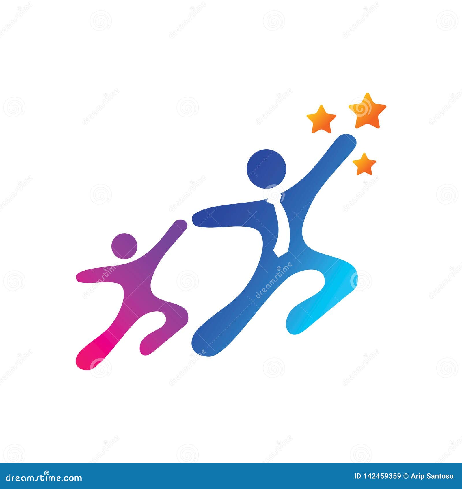 Success Star Logo Design Template Isolated Stock Vector - Illustration ...