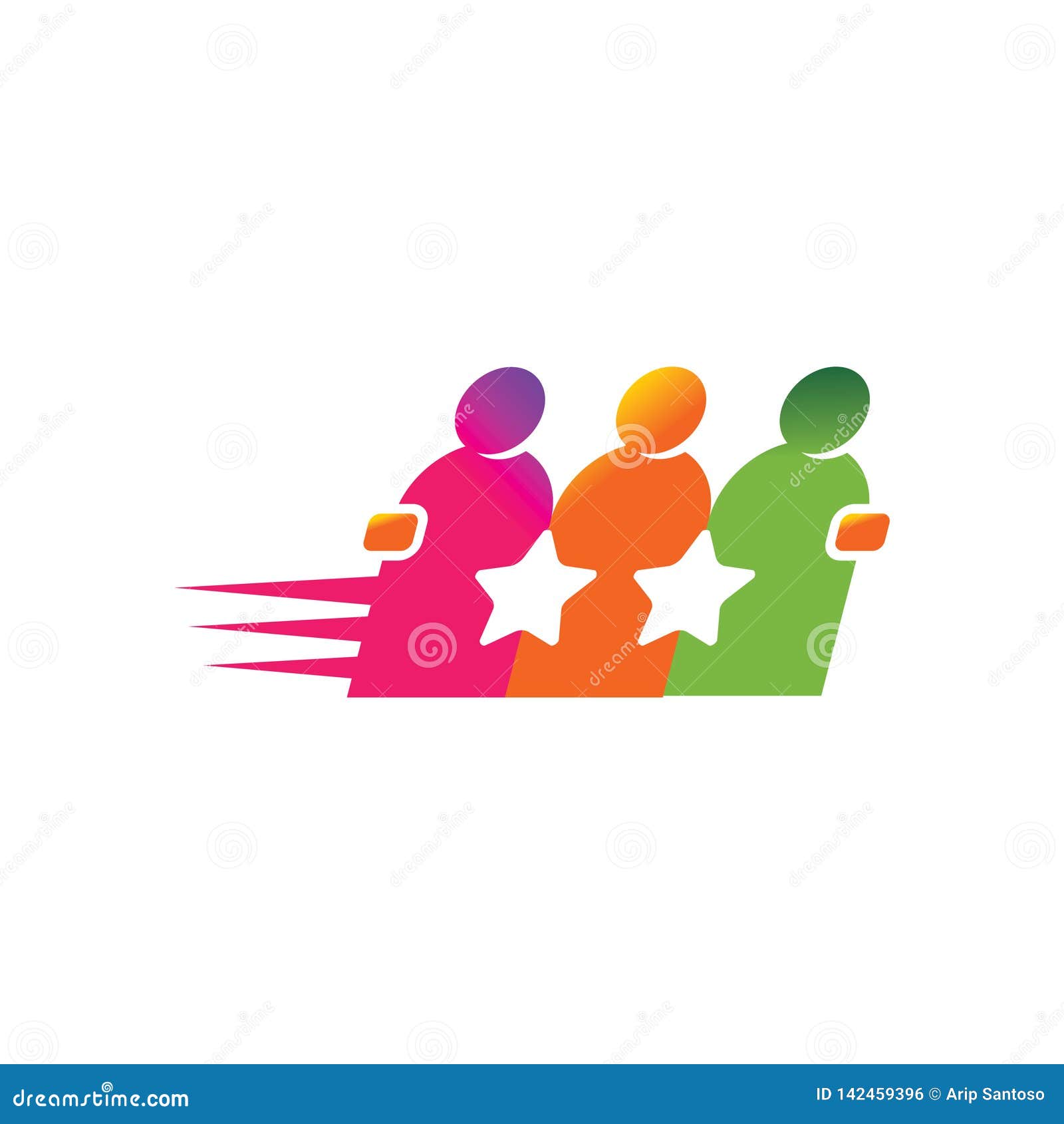 Success Star Logo Design Template Isolated Stock Vector - Illustration ...