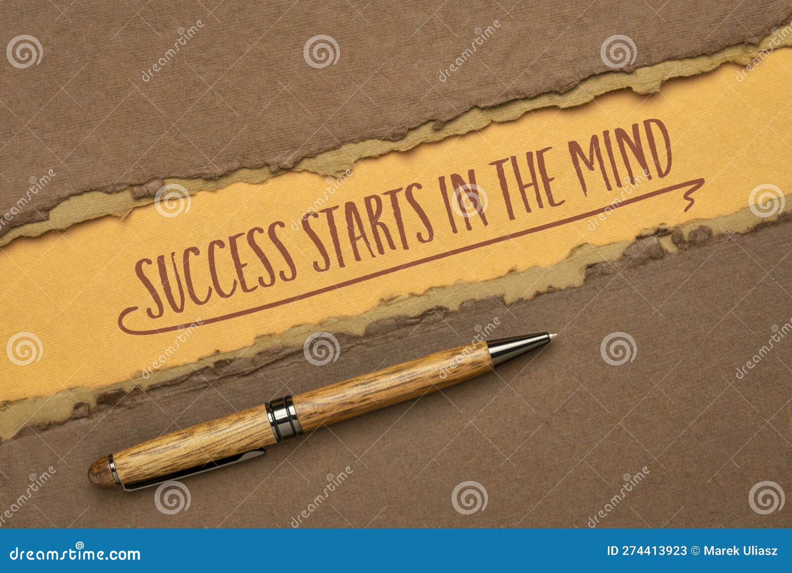 Success Starts in the Mind - Inspirational Banner and Personal ...