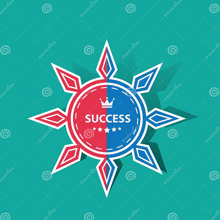 Success Sticker. Vector Illustration Decorative Design Stock Vector ...