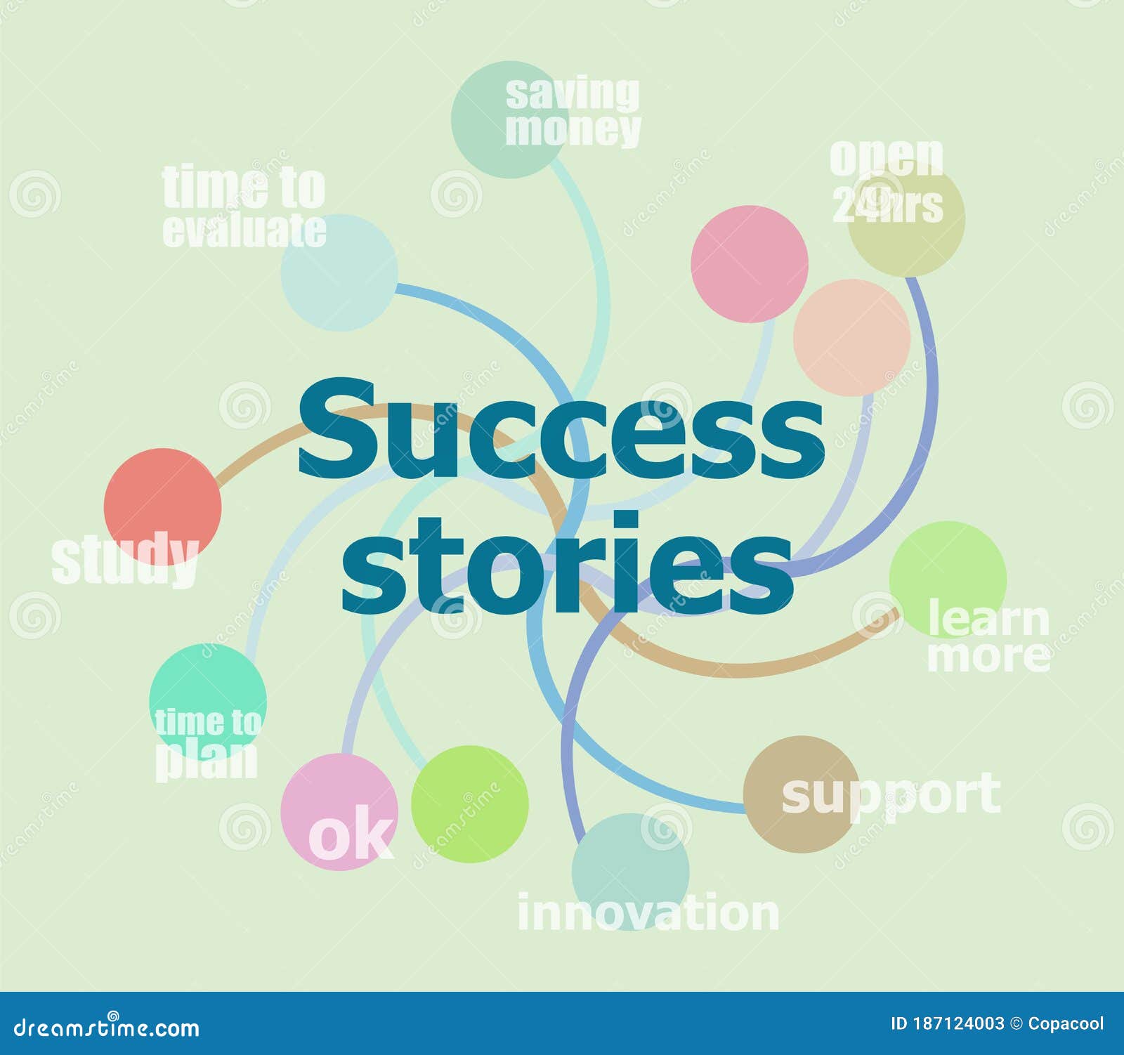 Success Stories. Business Data Visualization Stock Illustration ...