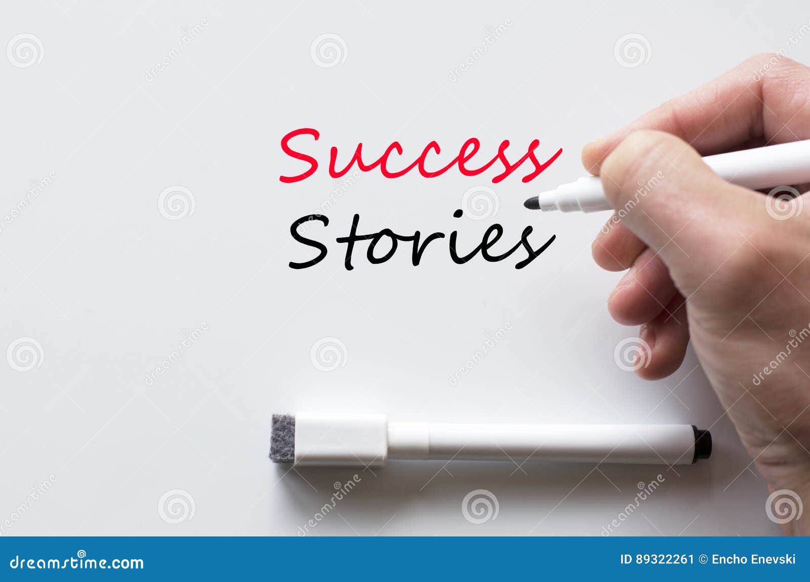 Success Stories Written on Whiteboard Stock Image - Image of creativity ...