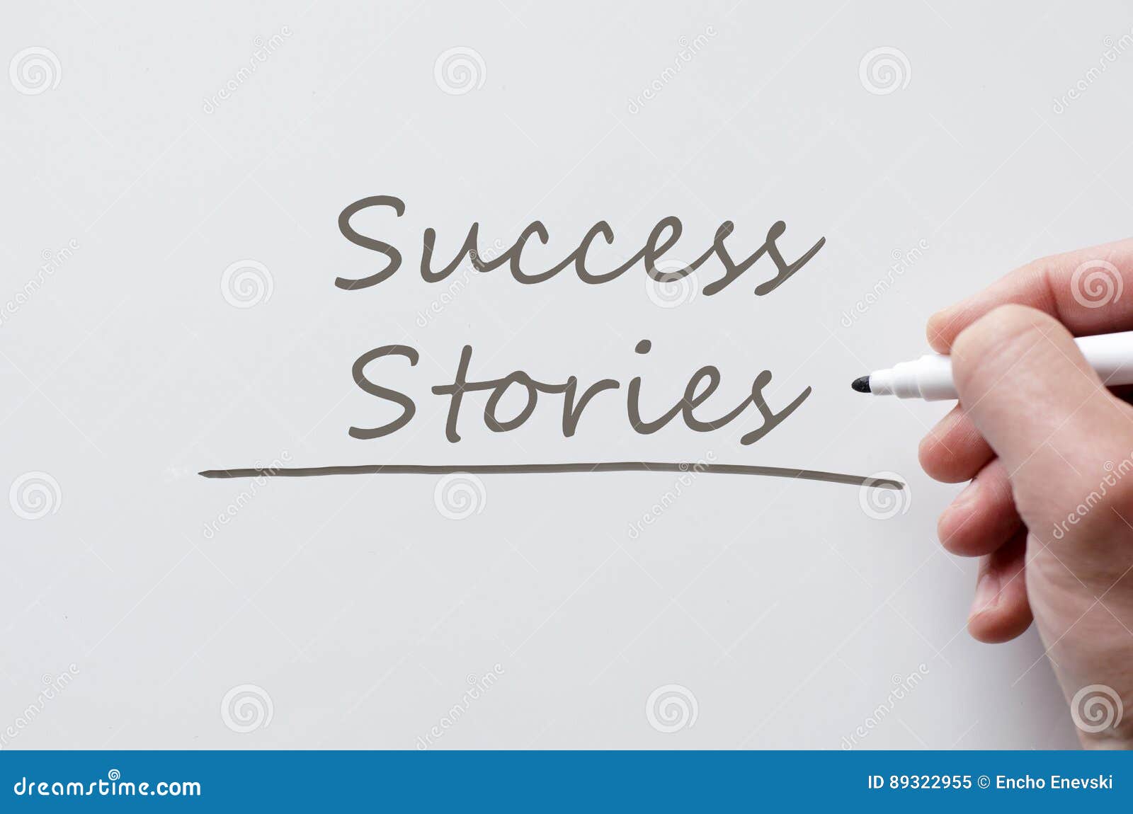 Success Stories Written on Whiteboard Stock Image - Image of ...