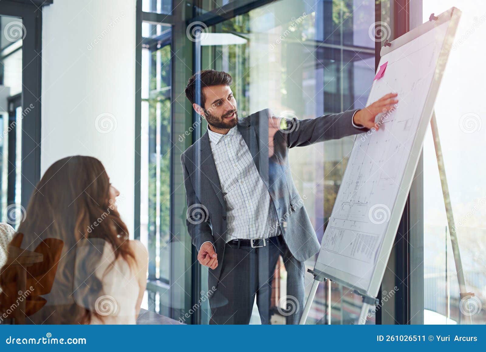 Success is Strategic. a Team of Professionals Having a Meeting at Work ...