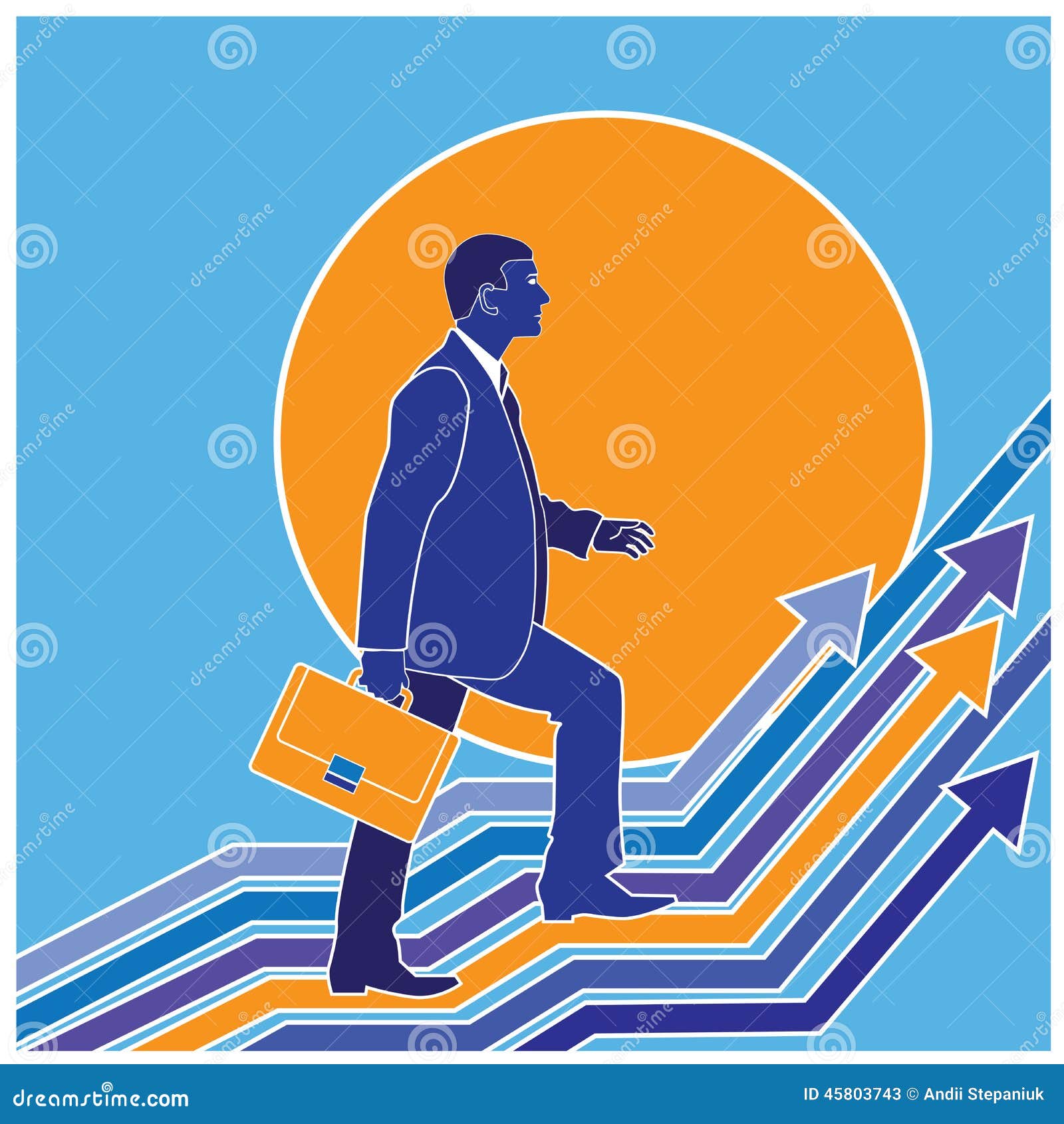 Success stock vector. Illustration of charts, arrow, education - 45803743