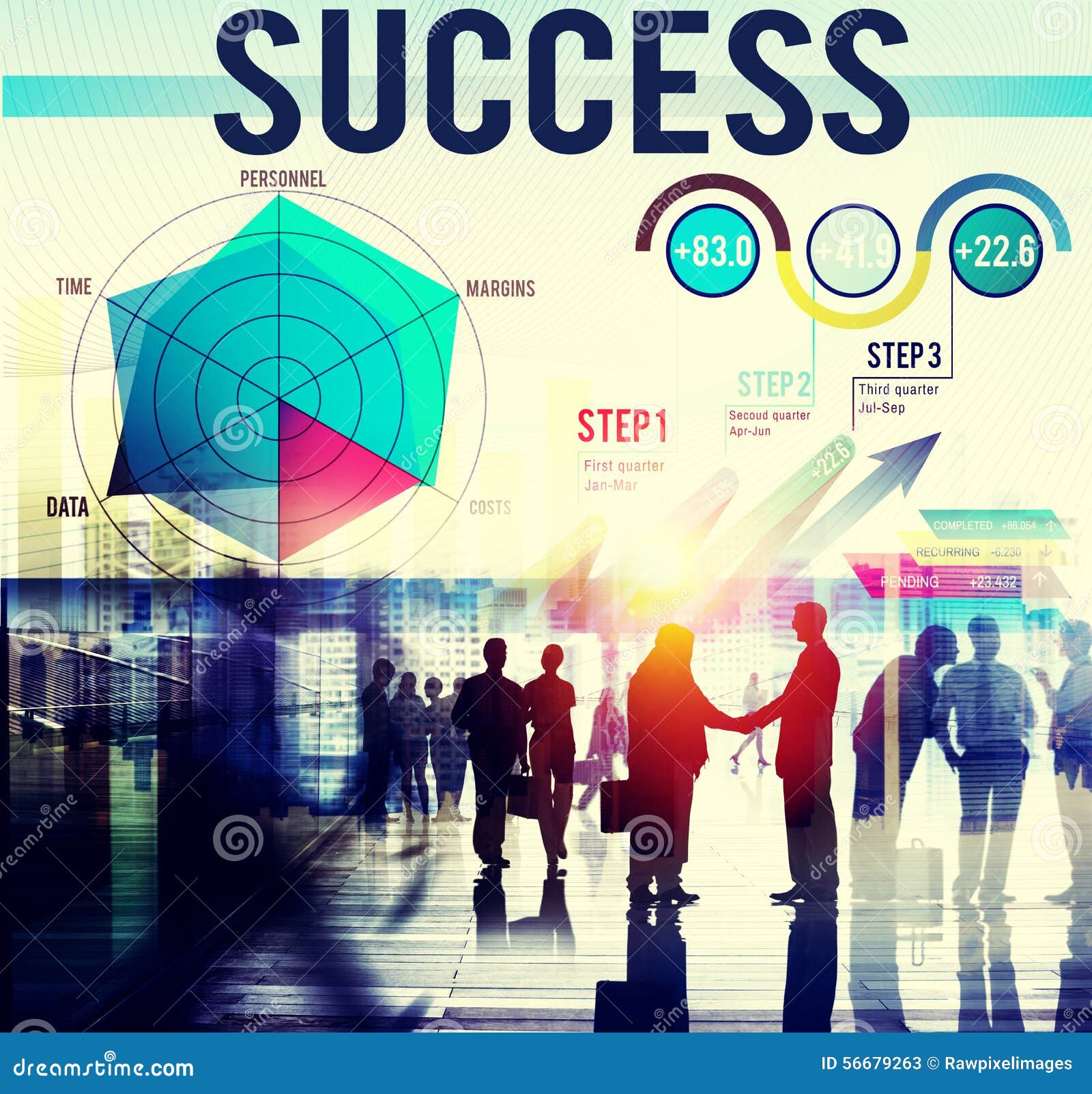 Success Successful Goal Achievement Complete Concept Stock Image ...