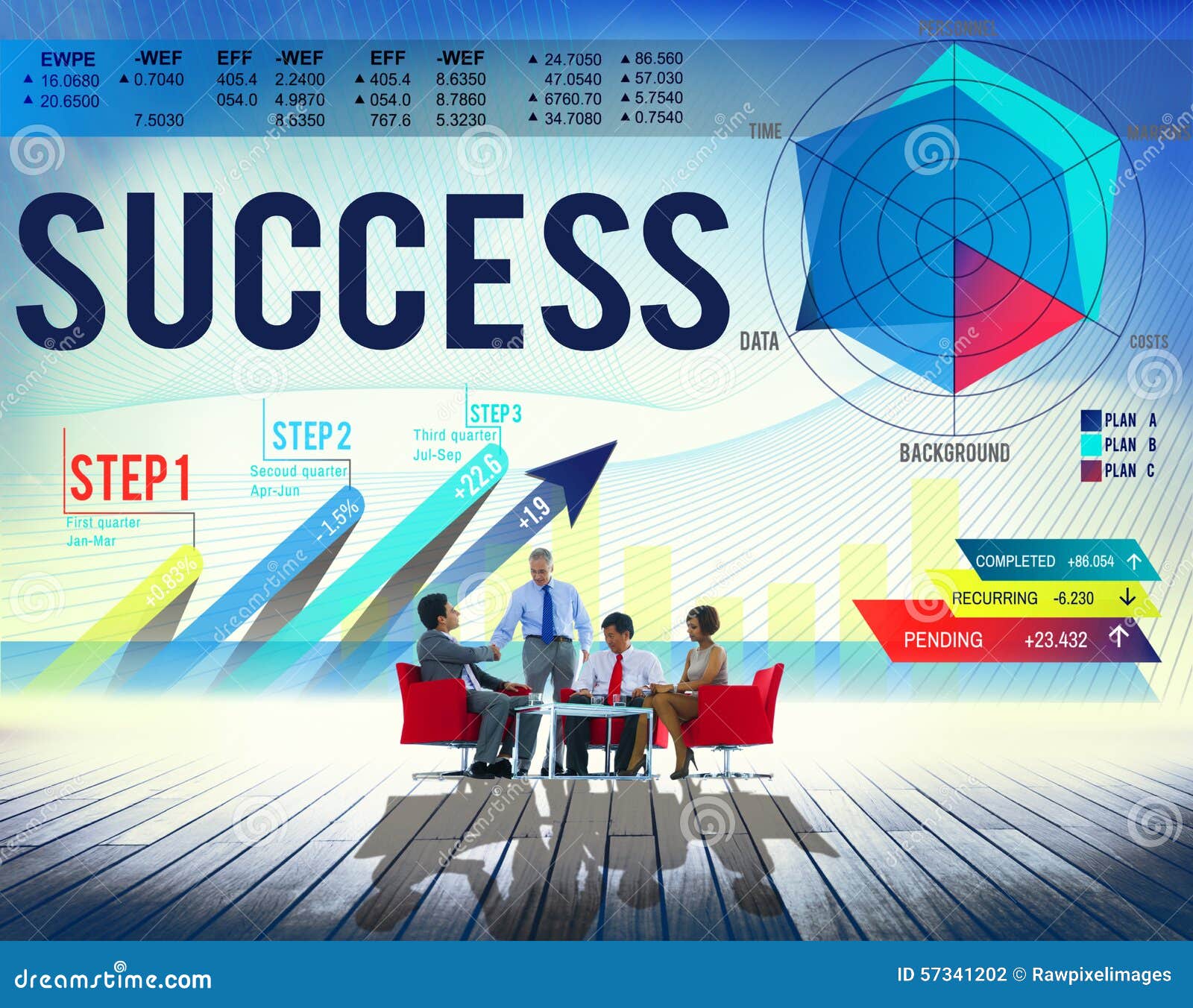 Success Successful Goal Achievement Complete Concept Stock Photo ...