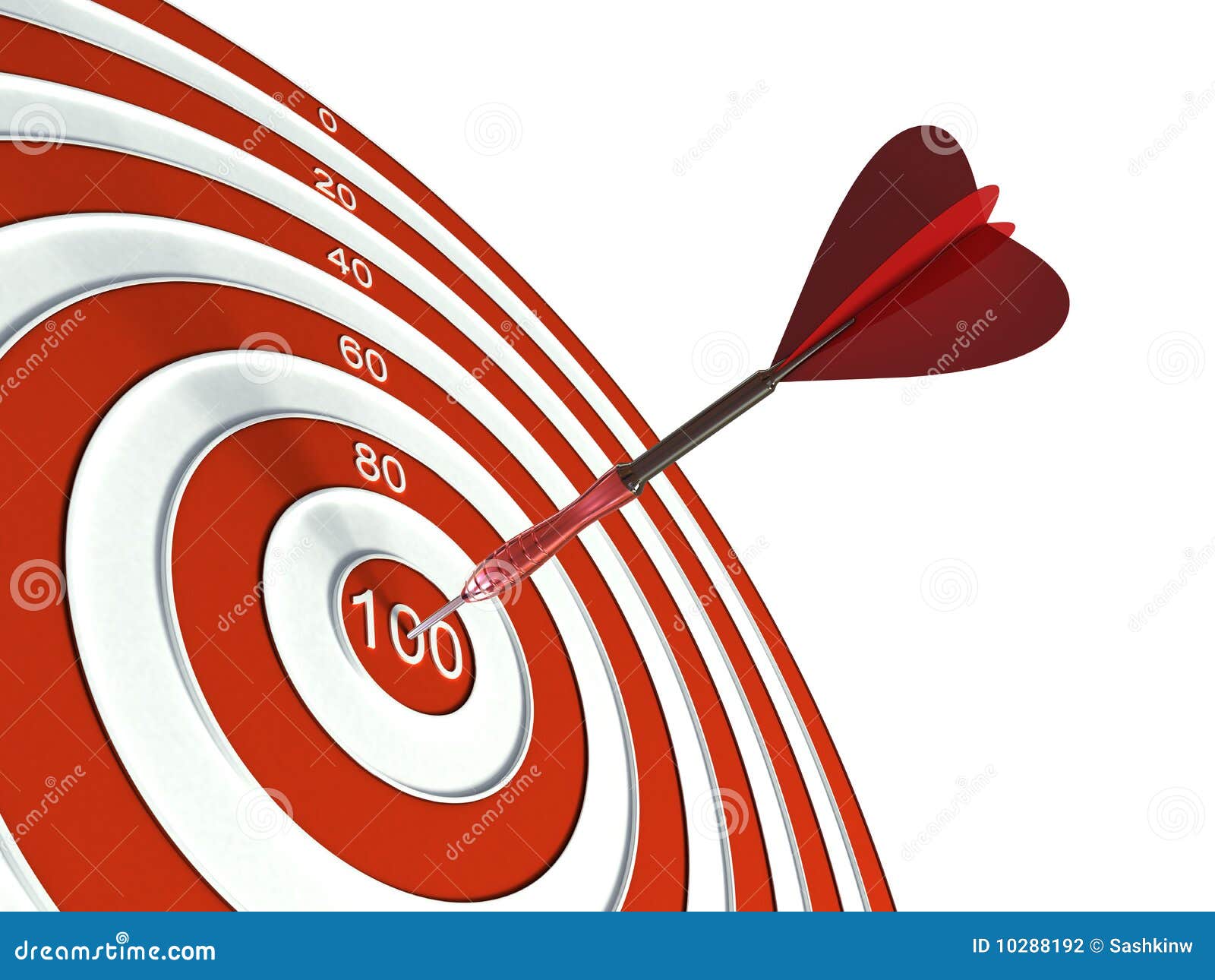 Success target stock illustration. Illustration of game - 10288192
