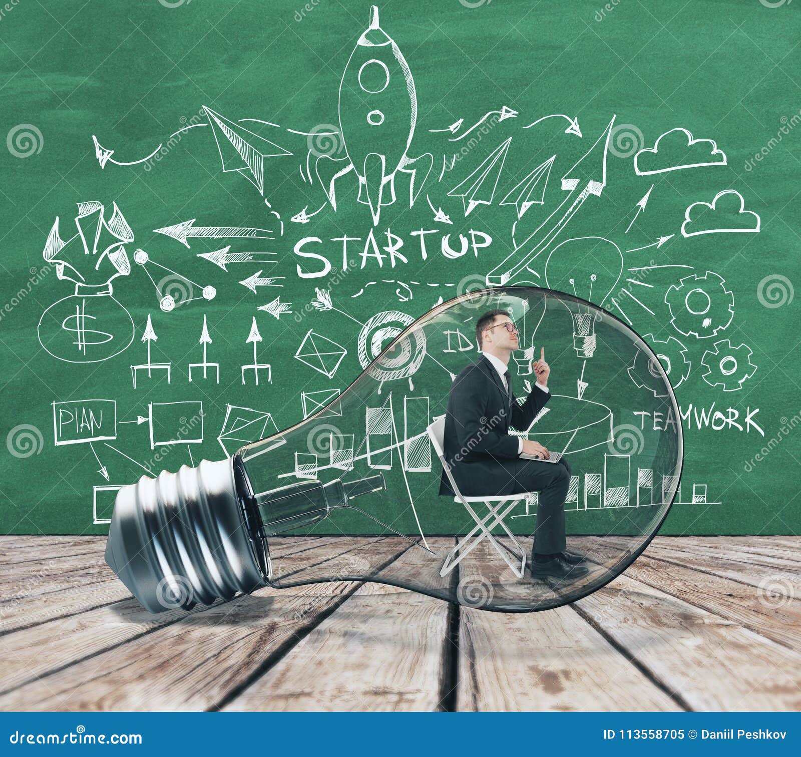 Success and Technology Concept Stock Illustration - Illustration of ...