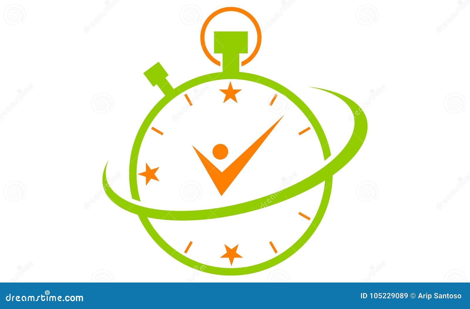 Success Time Management stock vector. Illustration of logo - 105229089