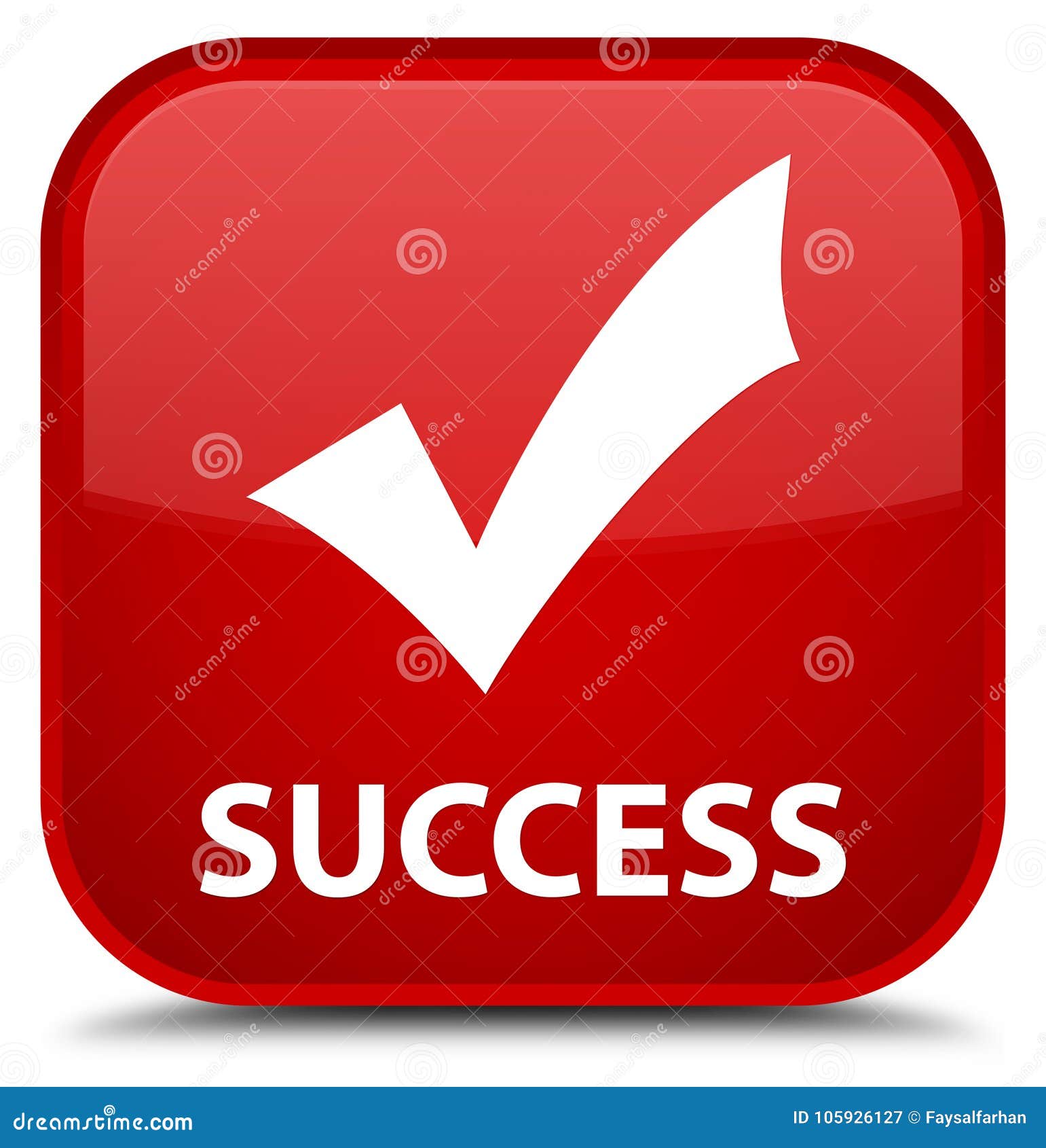 Success (validate Icon) Special Red Square Button Stock Illustration ... Success (validate Icon) Special Red Square Button Stock Illustration ...