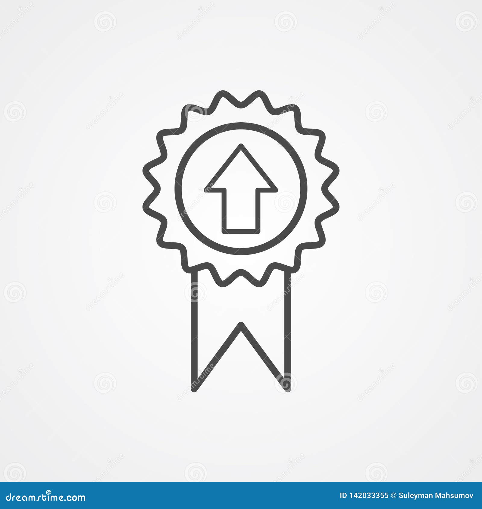 Success Vector Icon Sign Symbol Stock Vector - Illustration of prize ...