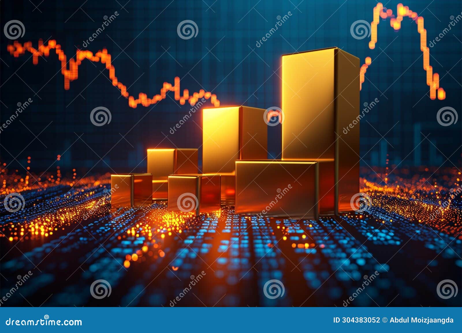 3D Visualization Of Business Network Expansion Interconnected Nodes ...