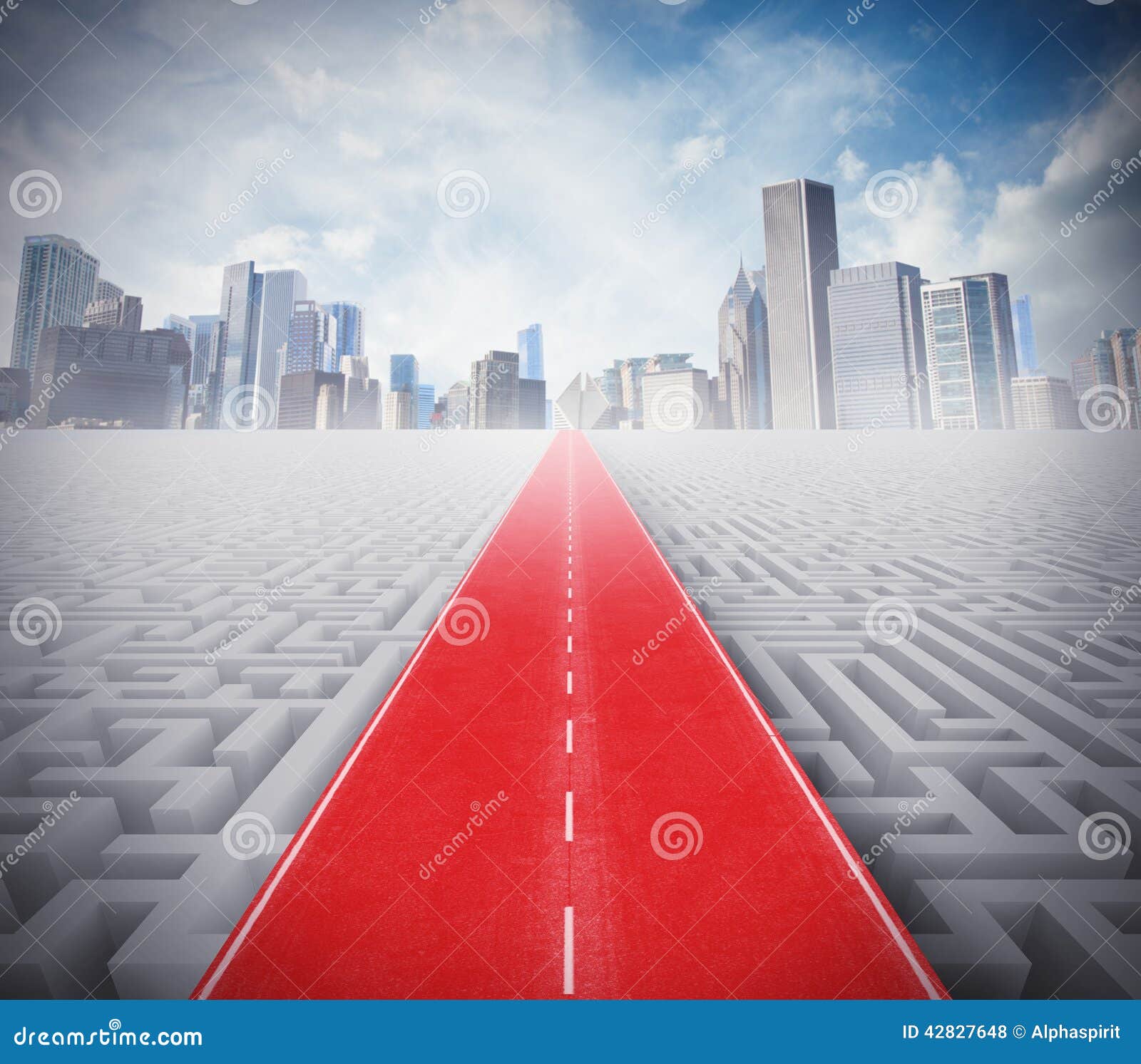 Success way stock photo. Image of help, crossroad, direct - 42827648